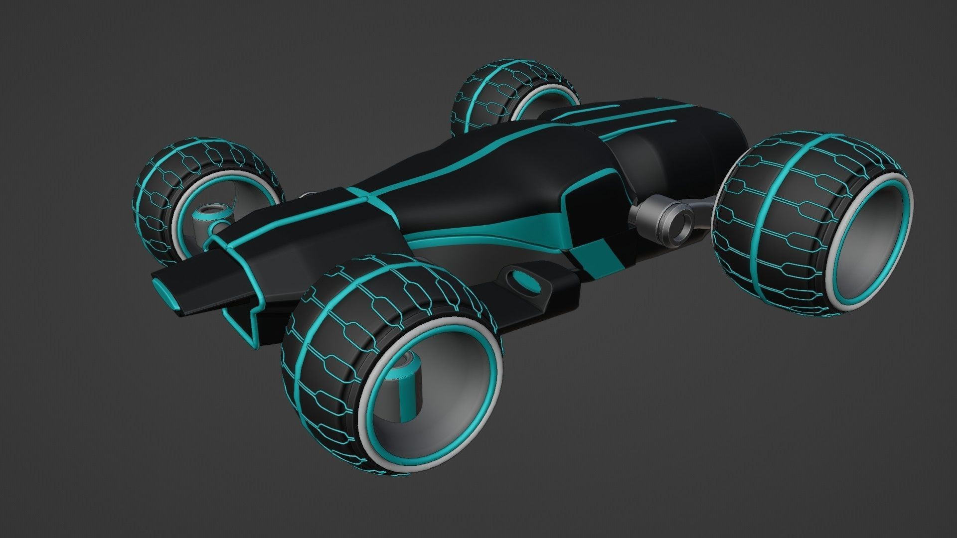 Sci-Fi car of Tron legacy light runner 3D model | CGTrader