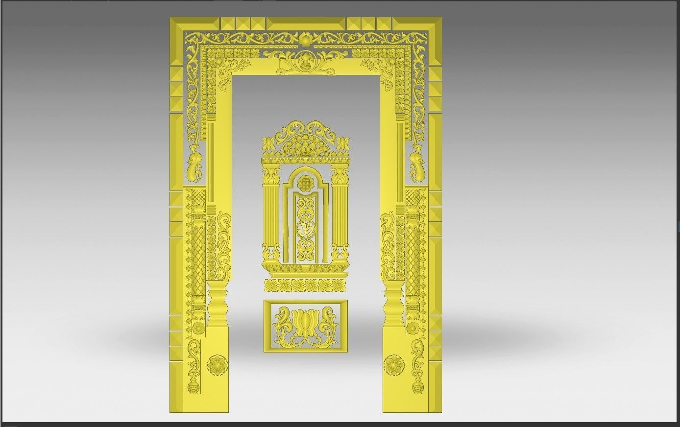 BIG DOOR DESIGN 3D model | CGTrader