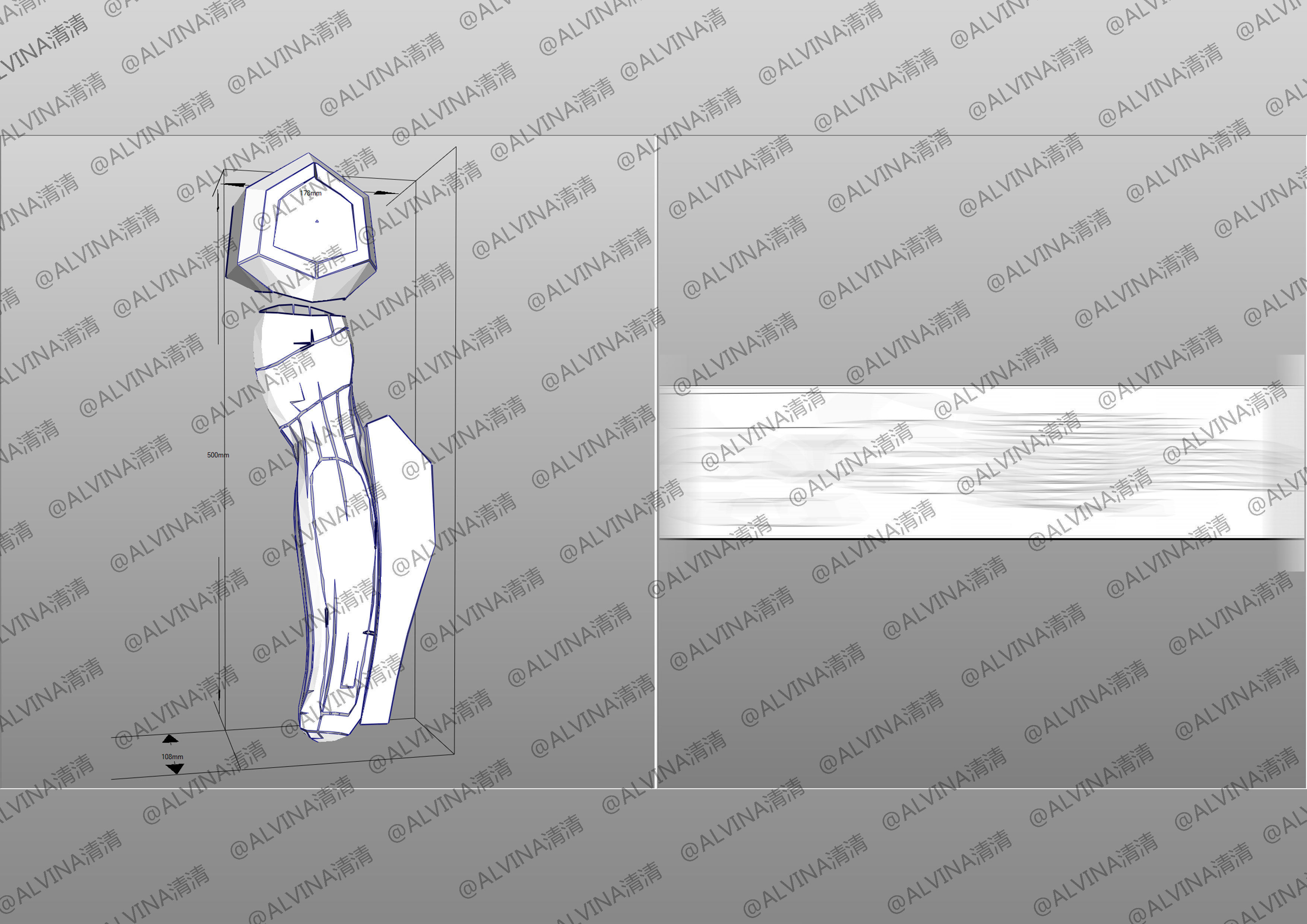 3D model Eva 01 Armadura Evangelion - Cosplay Pepakura Foam Template VR ...