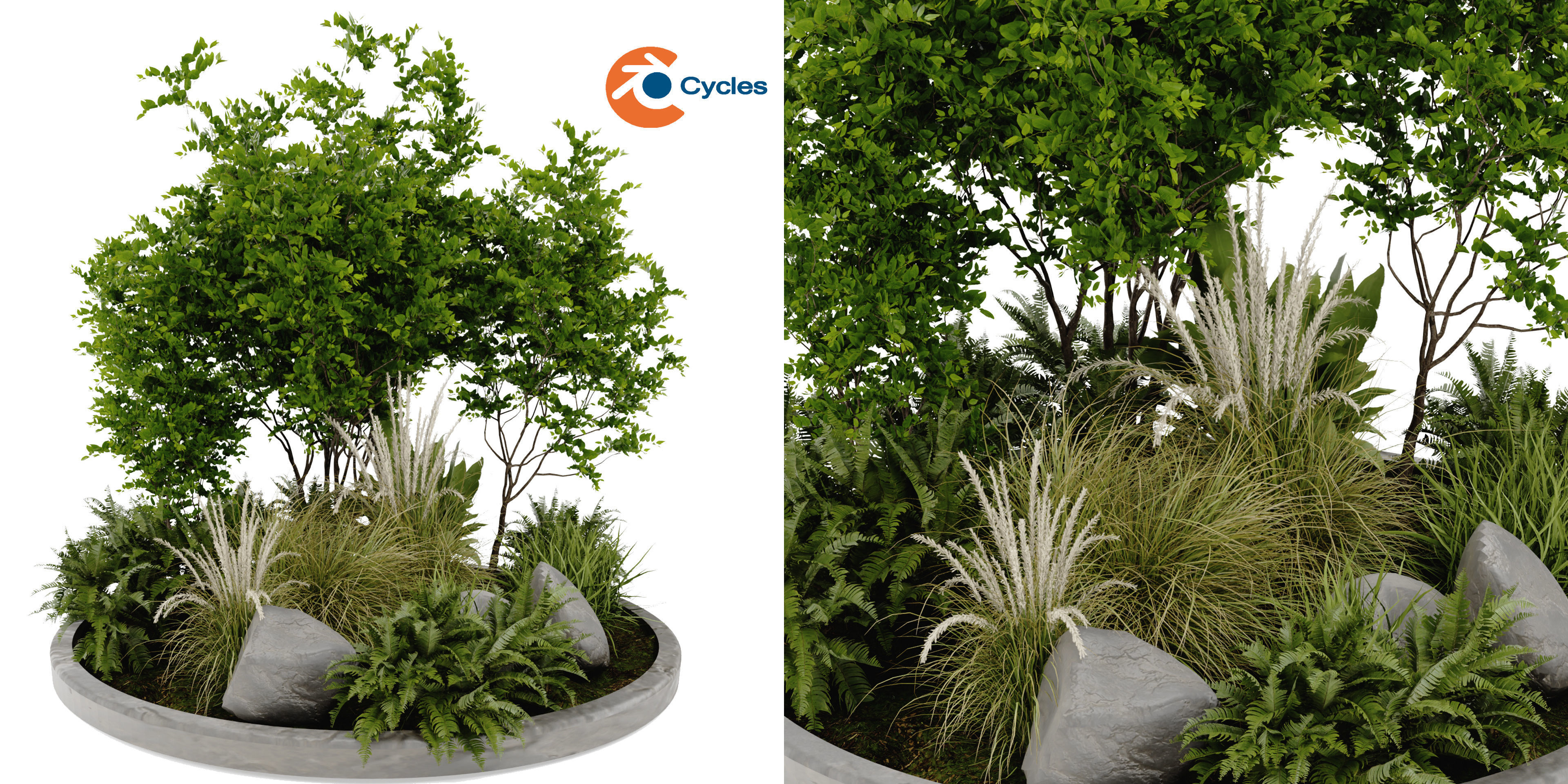 Collection plant vol 395 - blender model 3D model | CGTrader
