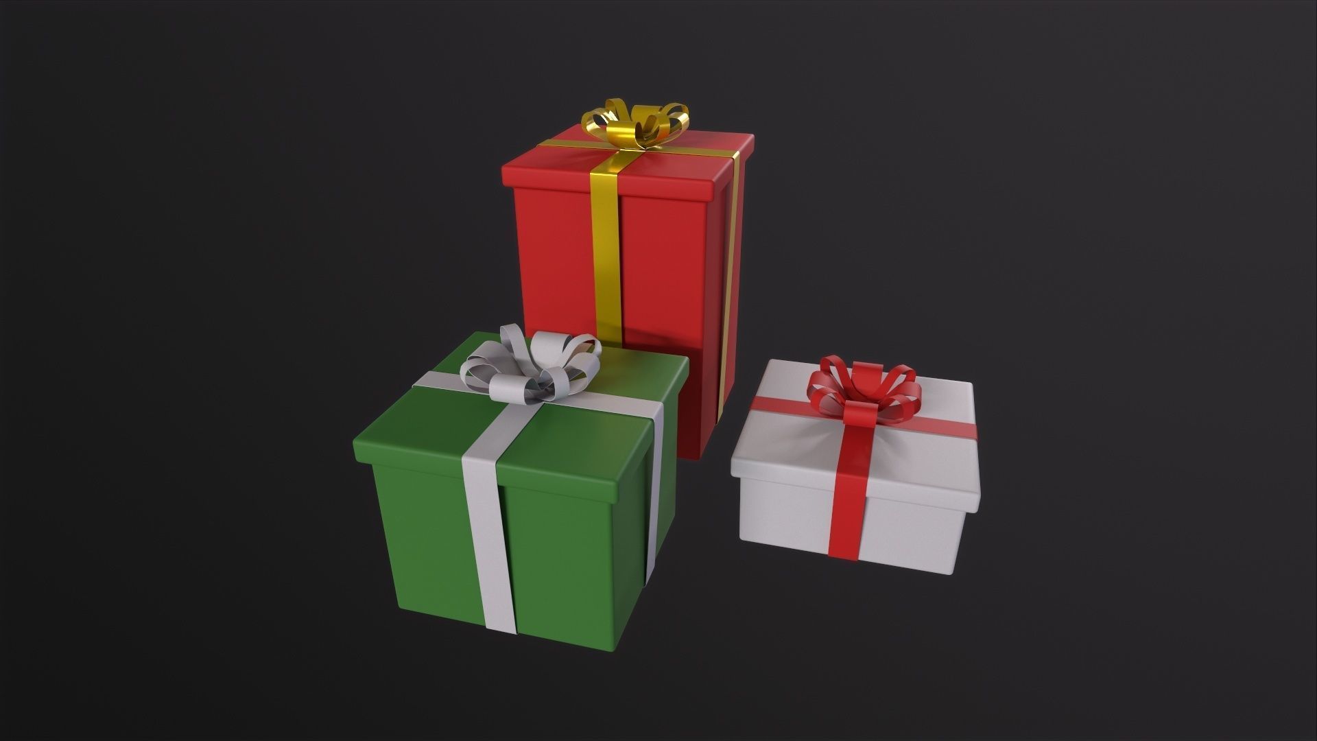 3D model Gift Boxes 3D Model VR / AR / low-poly | CGTrader