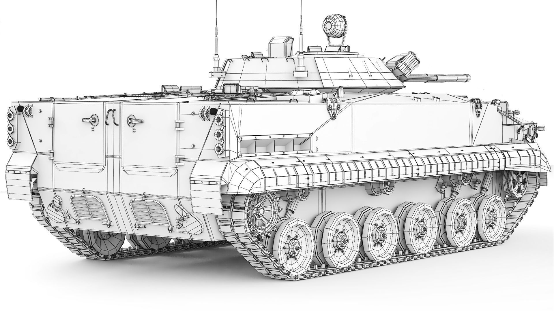 BMP 3 1987 3D model | CGTrader
