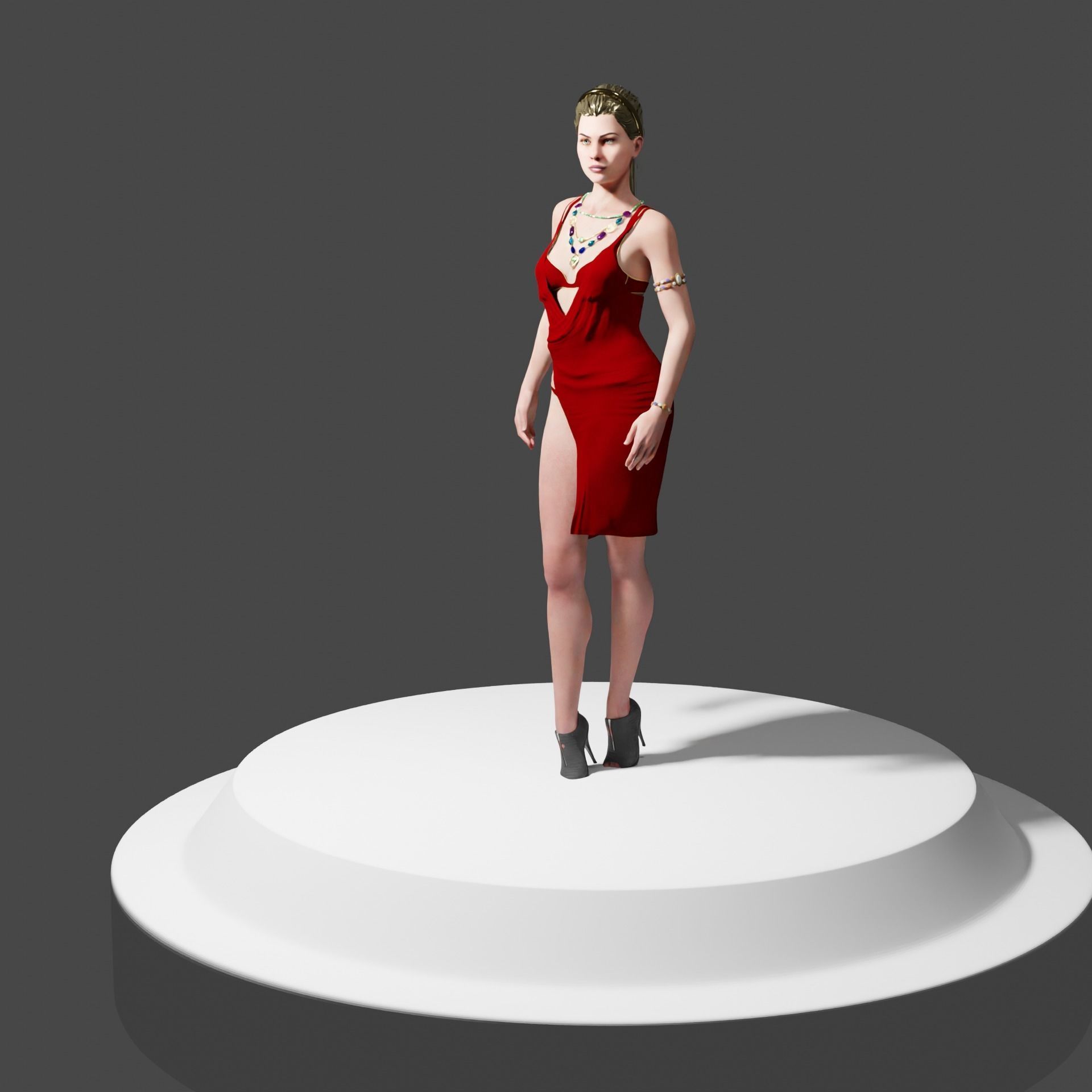 3D model Regina Character VR / AR / low-poly | CGTrader