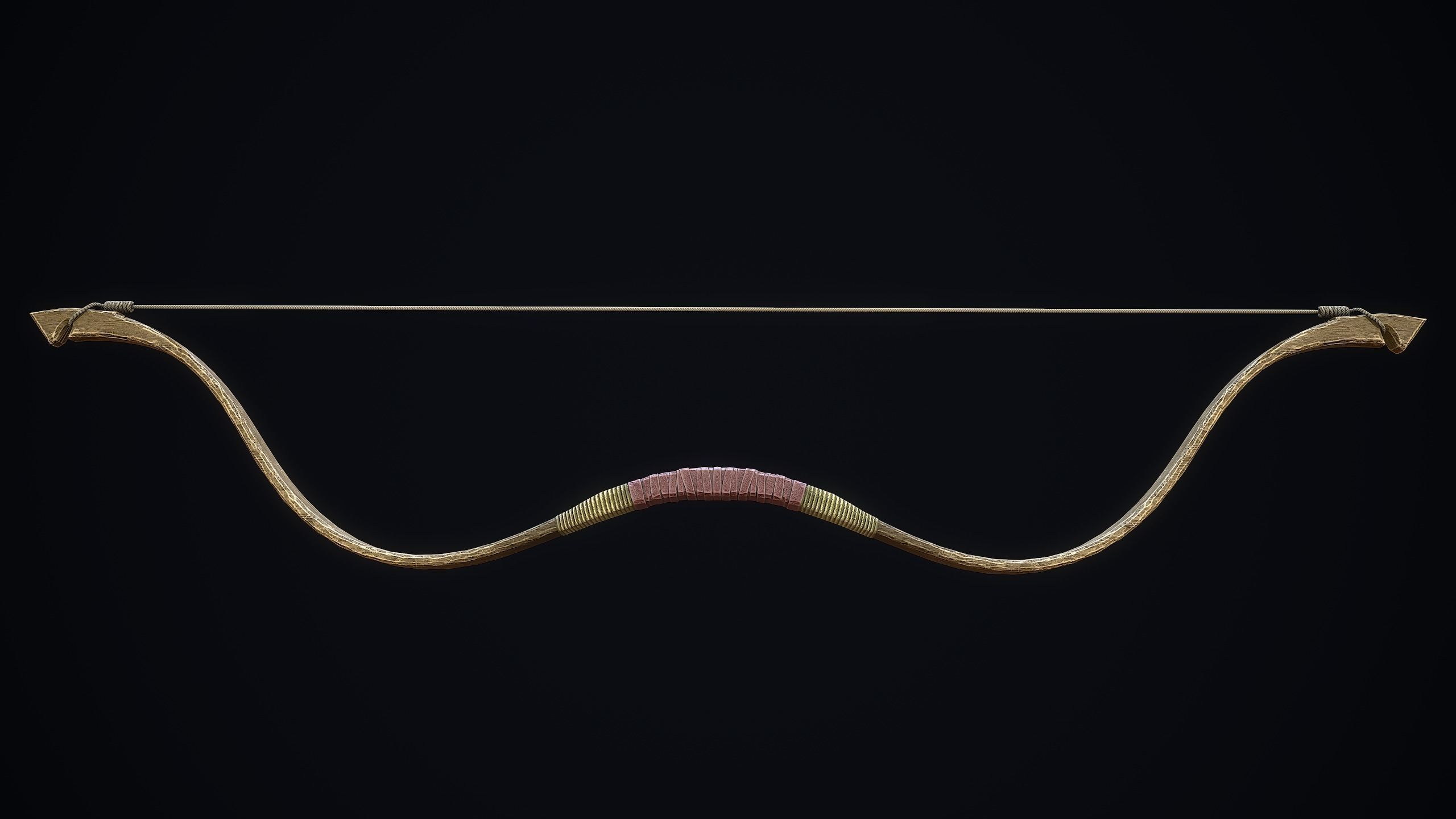 3D model Medieval Short Bow VR / AR / low-poly | CGTrader