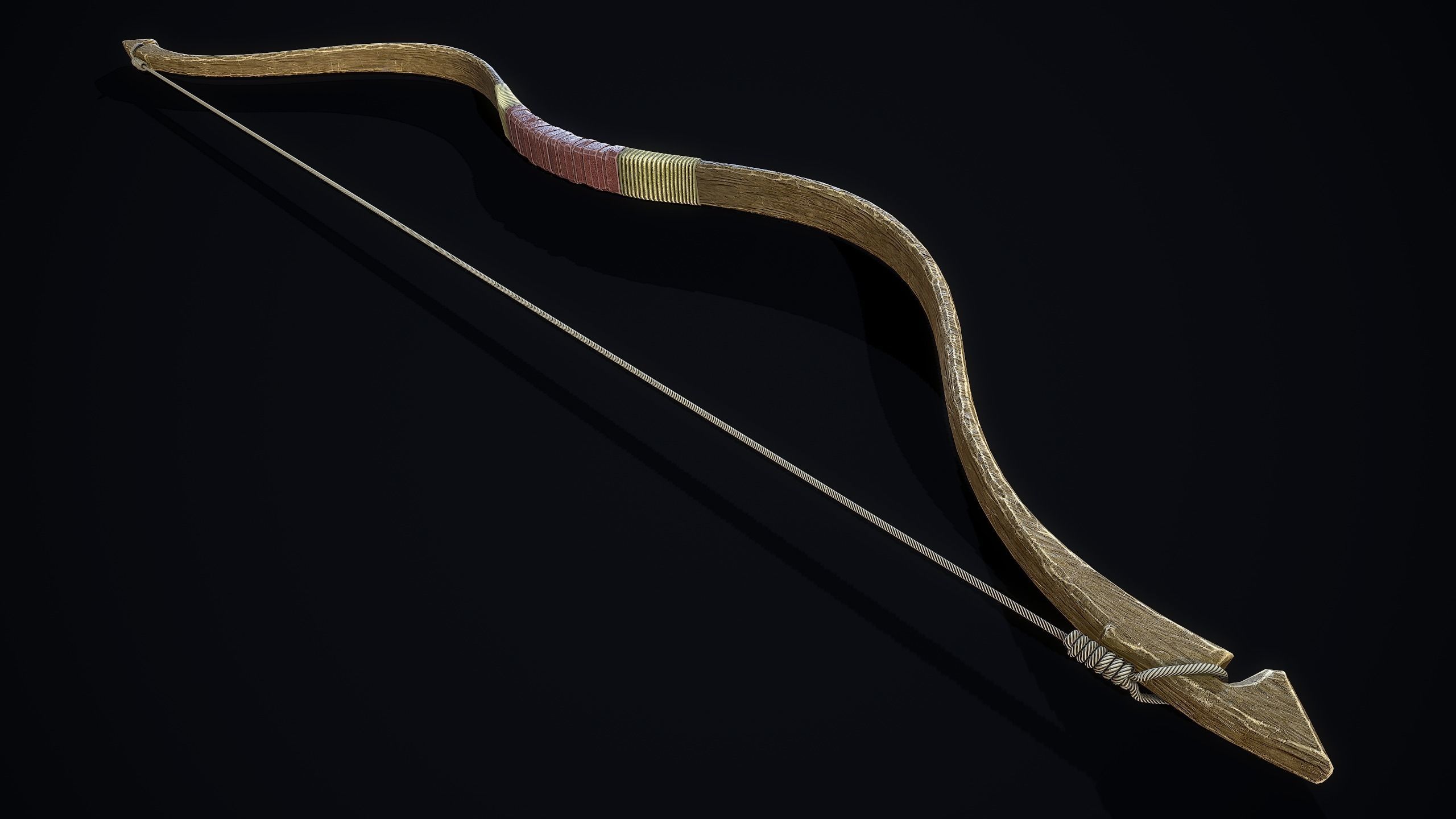3D model Medieval Short Bow VR / AR / low-poly | CGTrader