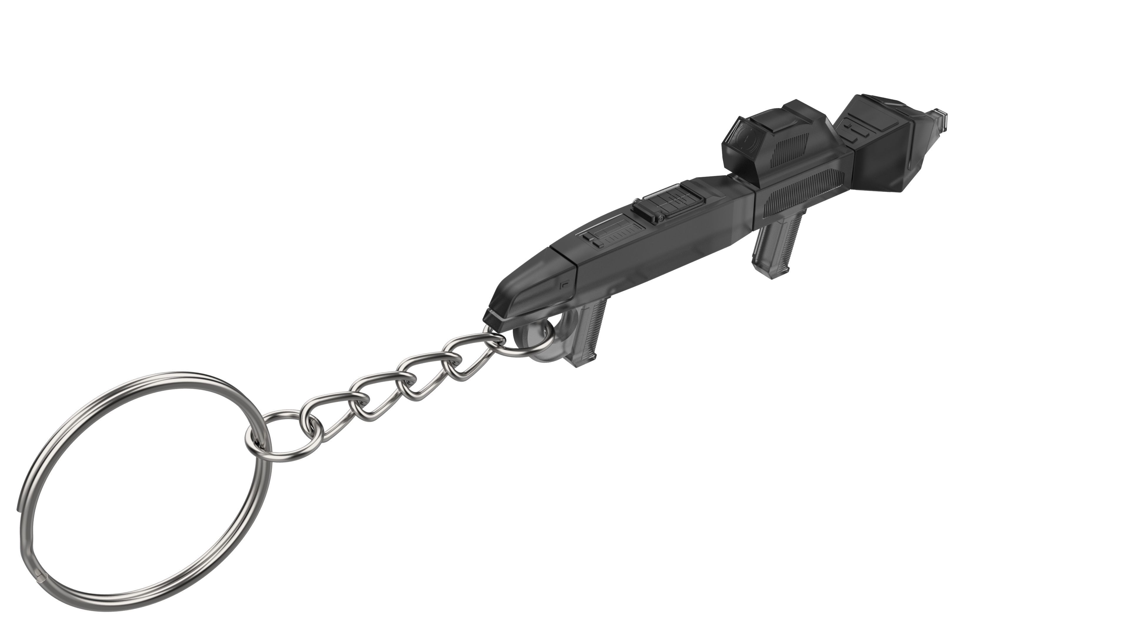 Keychain - Next Generation Type 3 Phaser - Star Trek - STL 3D model 3D ...