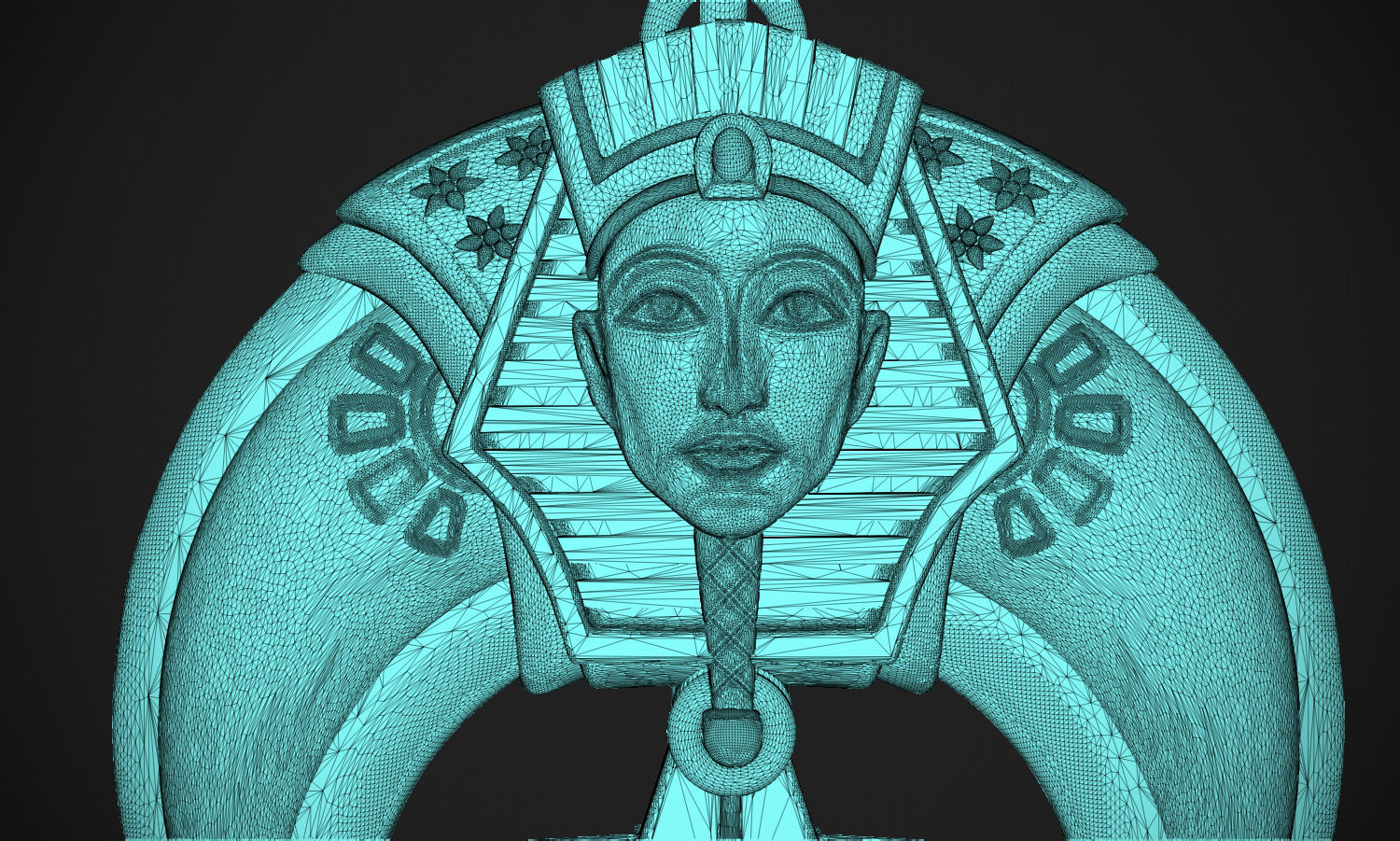 Shrine Scimitar Sword Pendant 3D model 3D printable | CGTrader