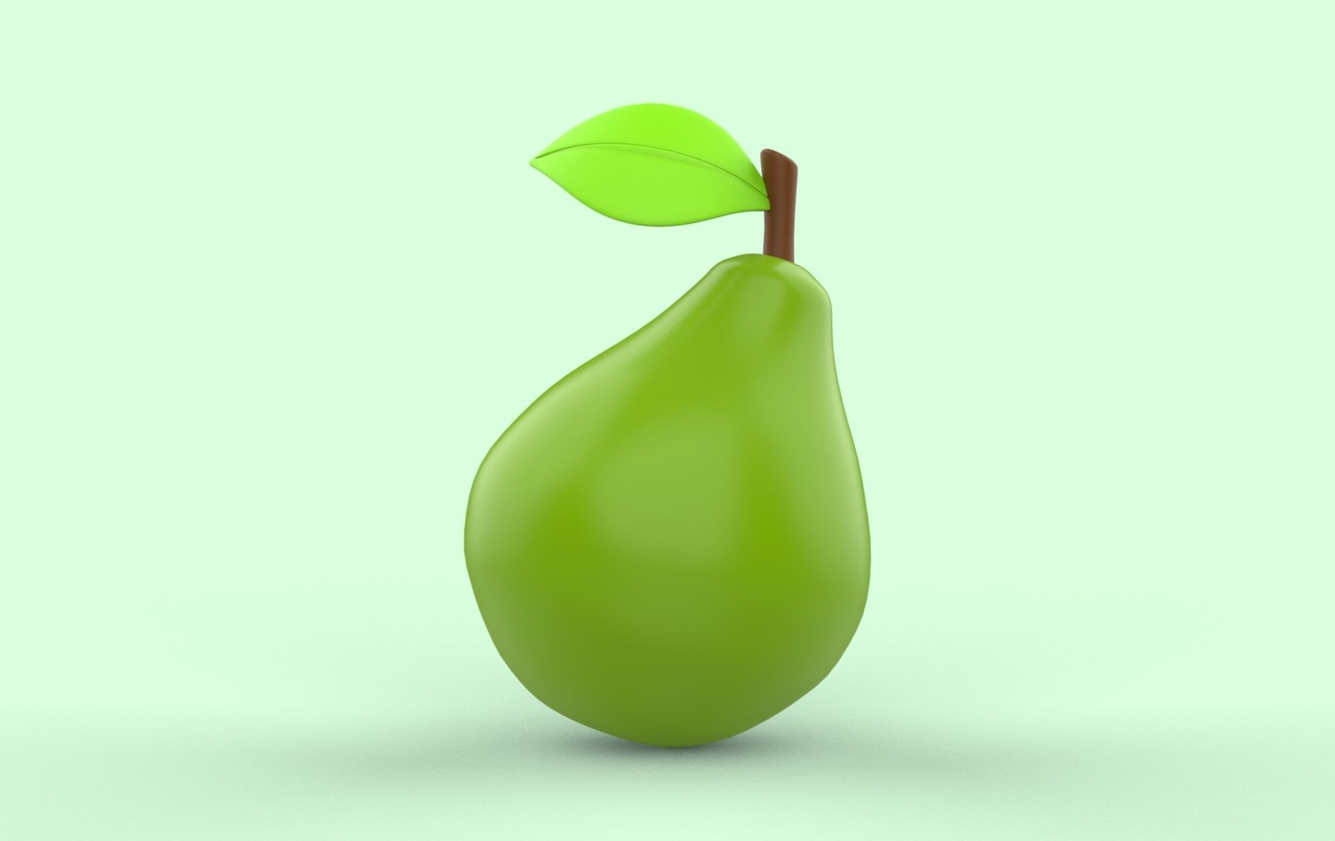 3D model pear model VR / AR / low-poly | CGTrader