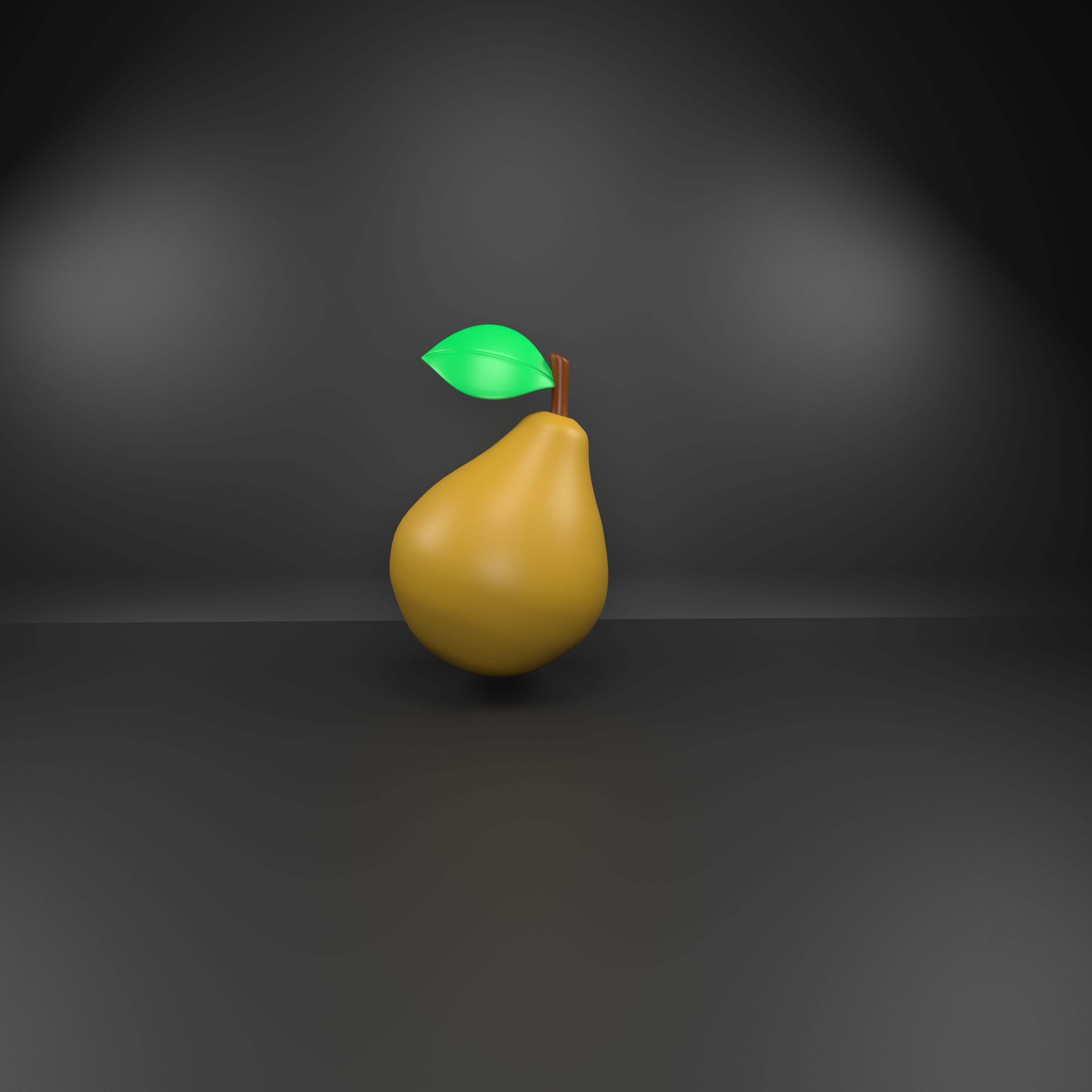 3D model pear model VR / AR / low-poly | CGTrader