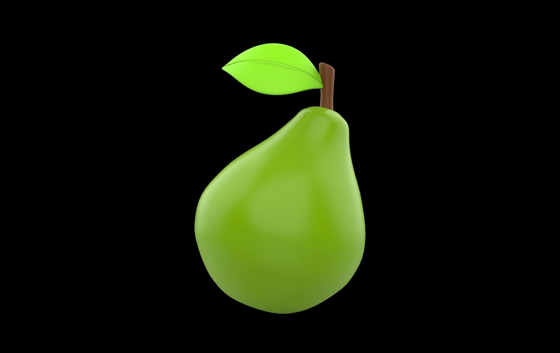 3D model pear model VR / AR / low-poly | CGTrader