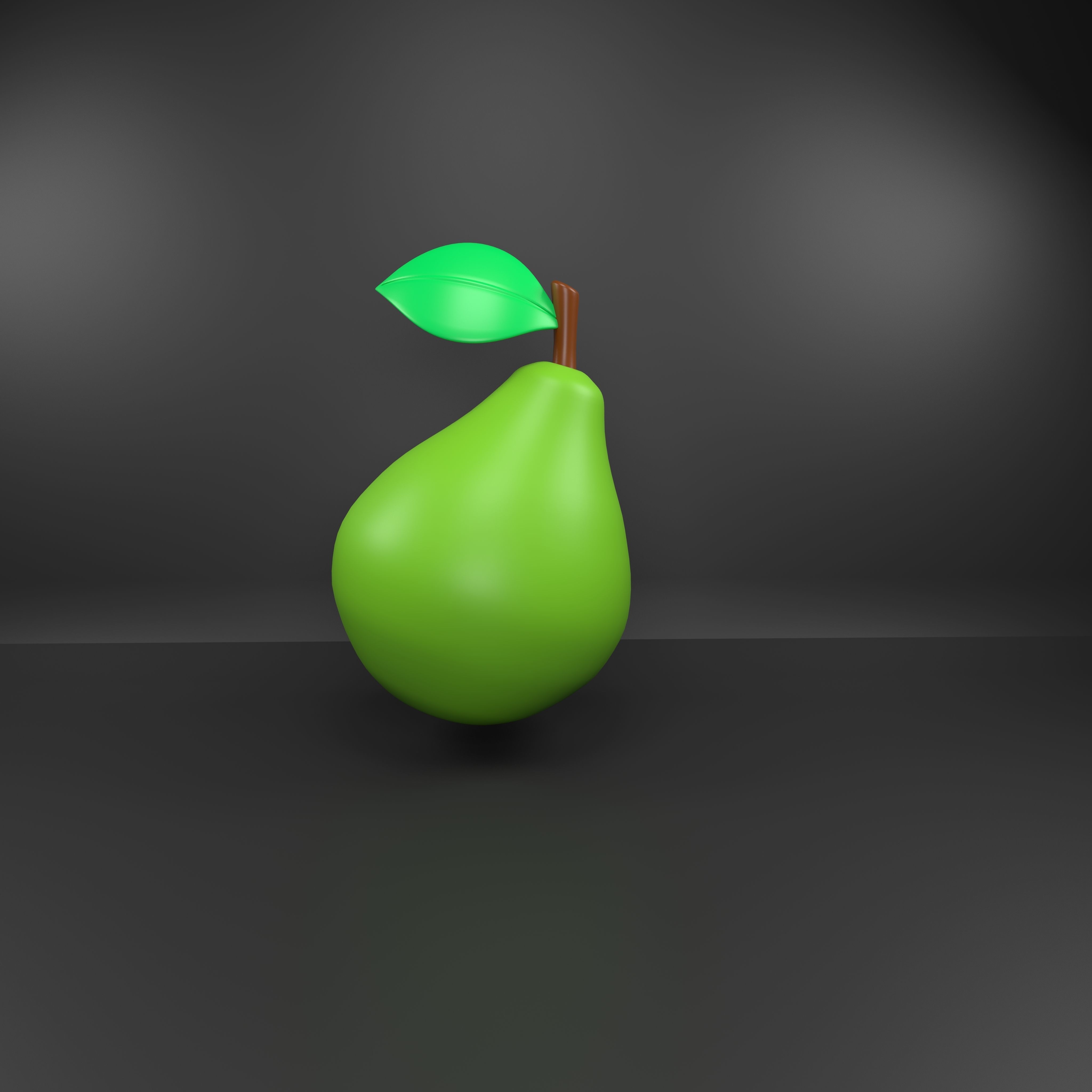 3D model pear model VR / AR / low-poly | CGTrader