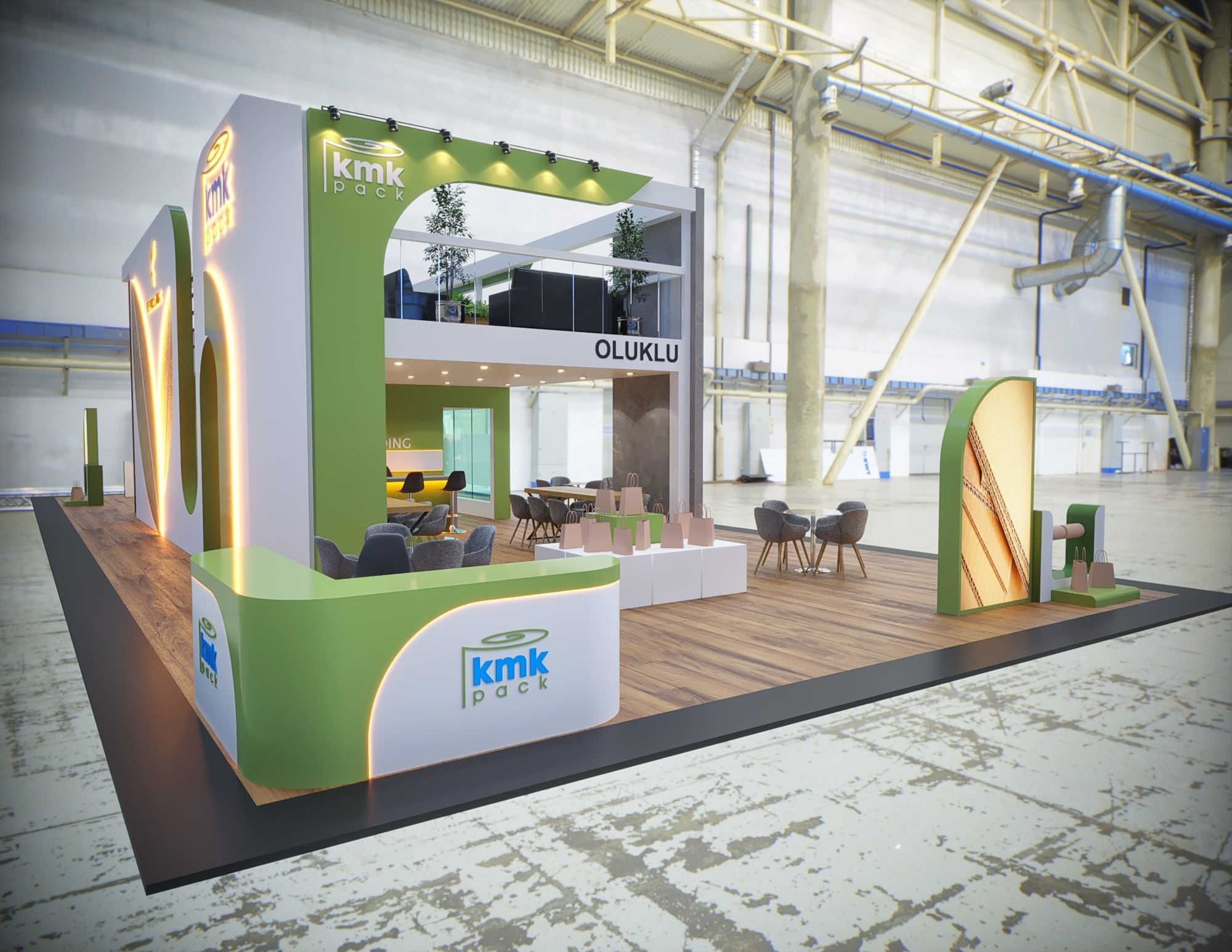 3D model Exhibition Design NO 10 VR / AR / low-poly | CGTrader