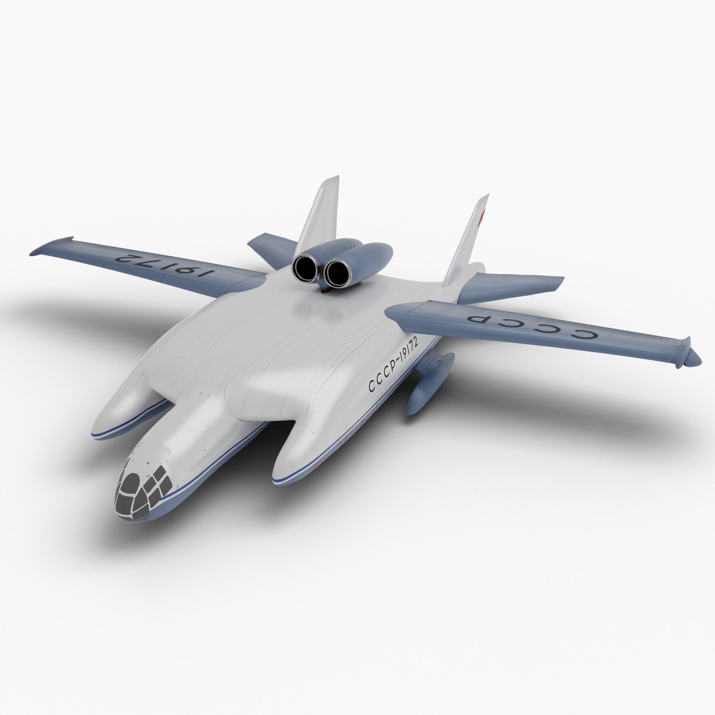 Bartini Beriev VVA-14 3D model | CGTrader