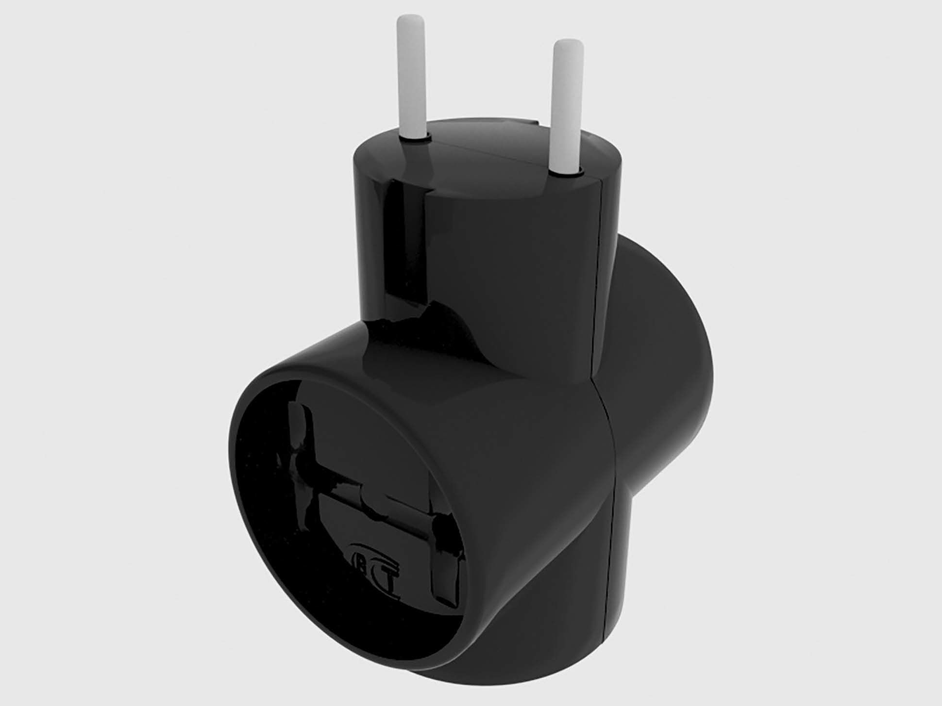 Splitter triple 3D model | CGTrader