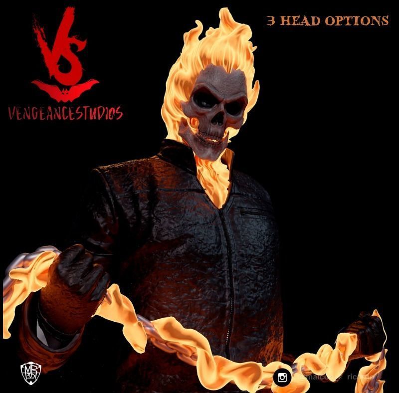 Ghost Rider 3D model 3D printable | CGTrader