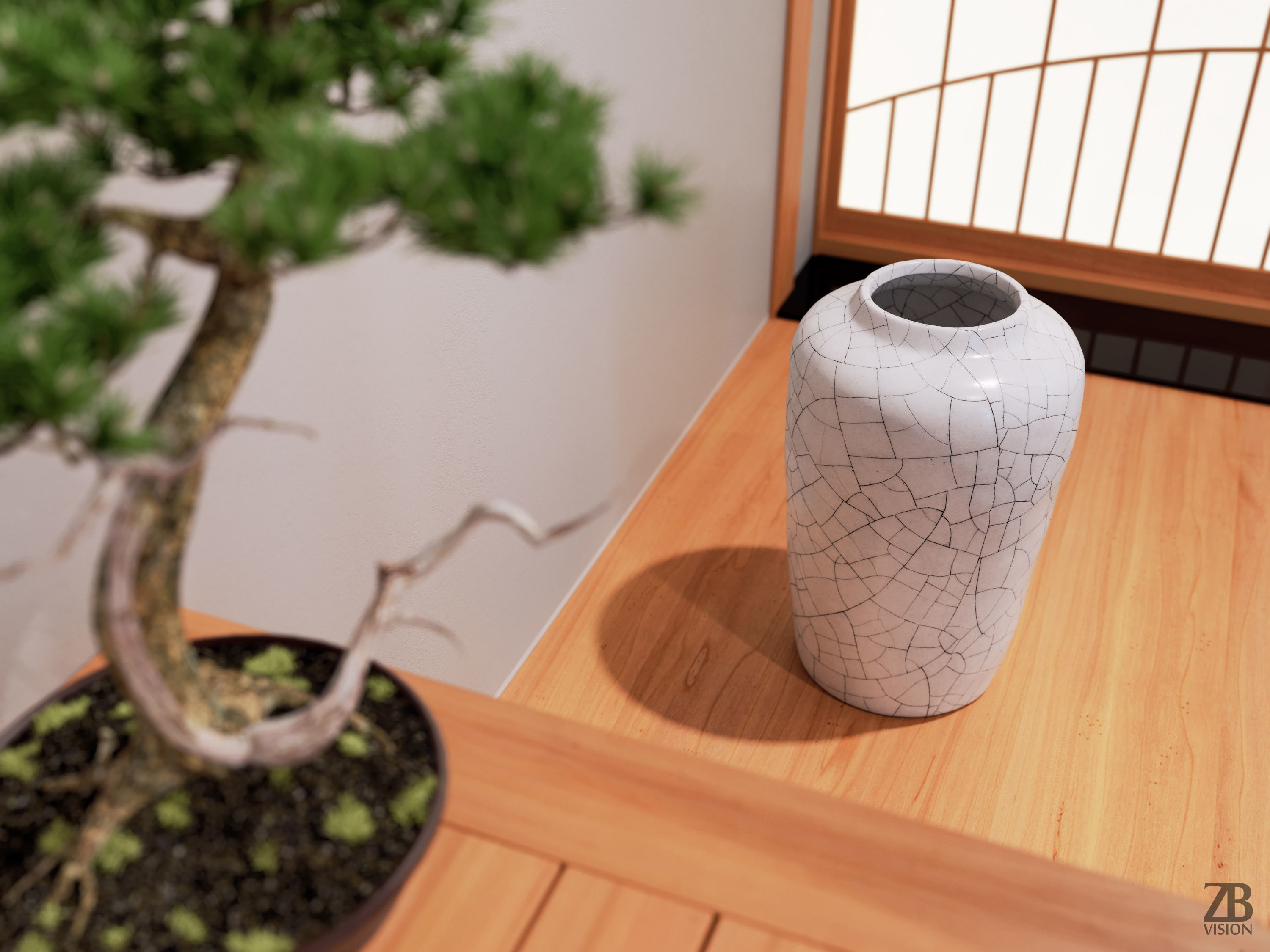 Ceramic Cracked Vase 3D model | CGTrader