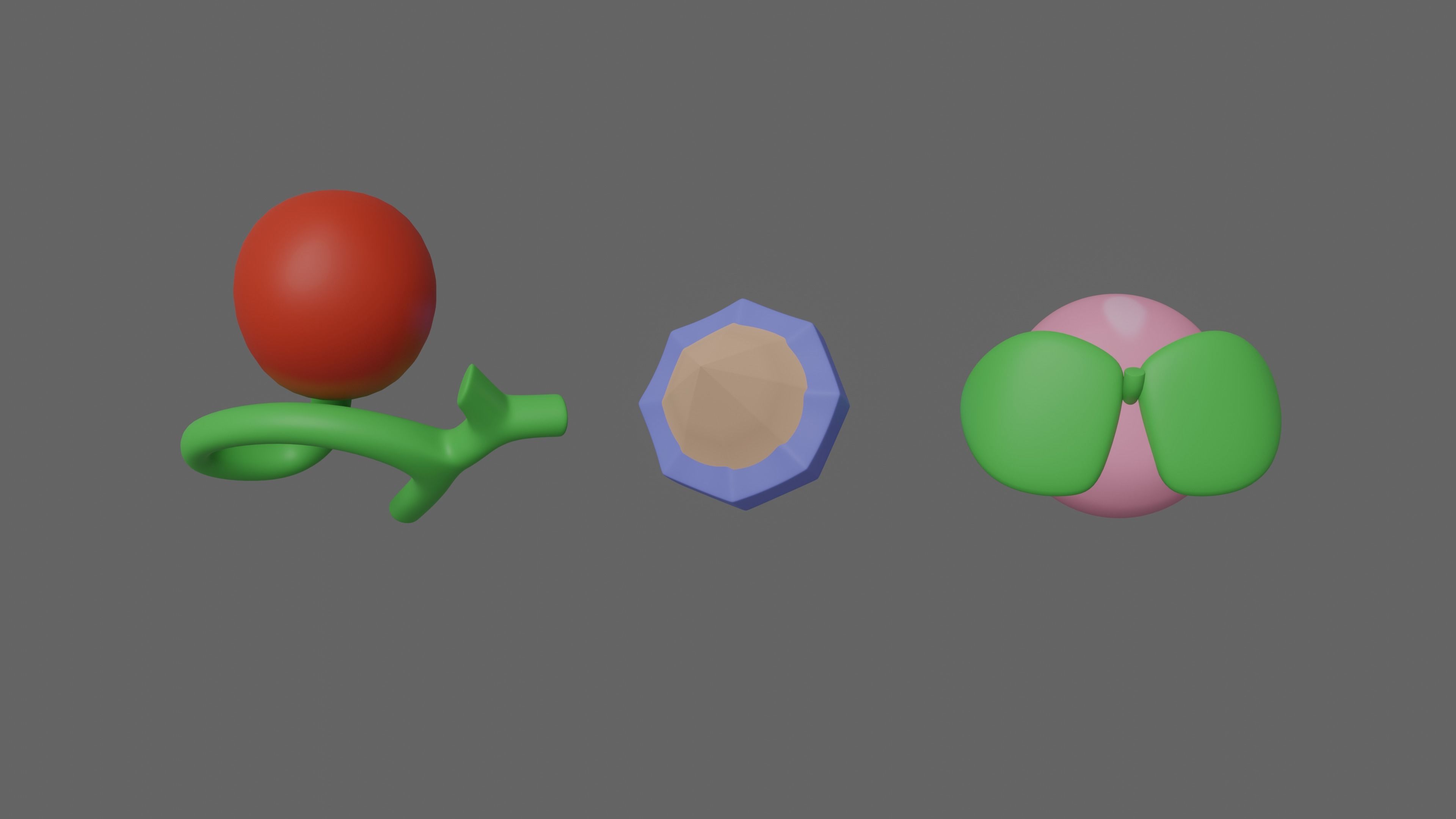 3D model Pokemon Berries Set 1 VR / AR / low-poly | CGTrader