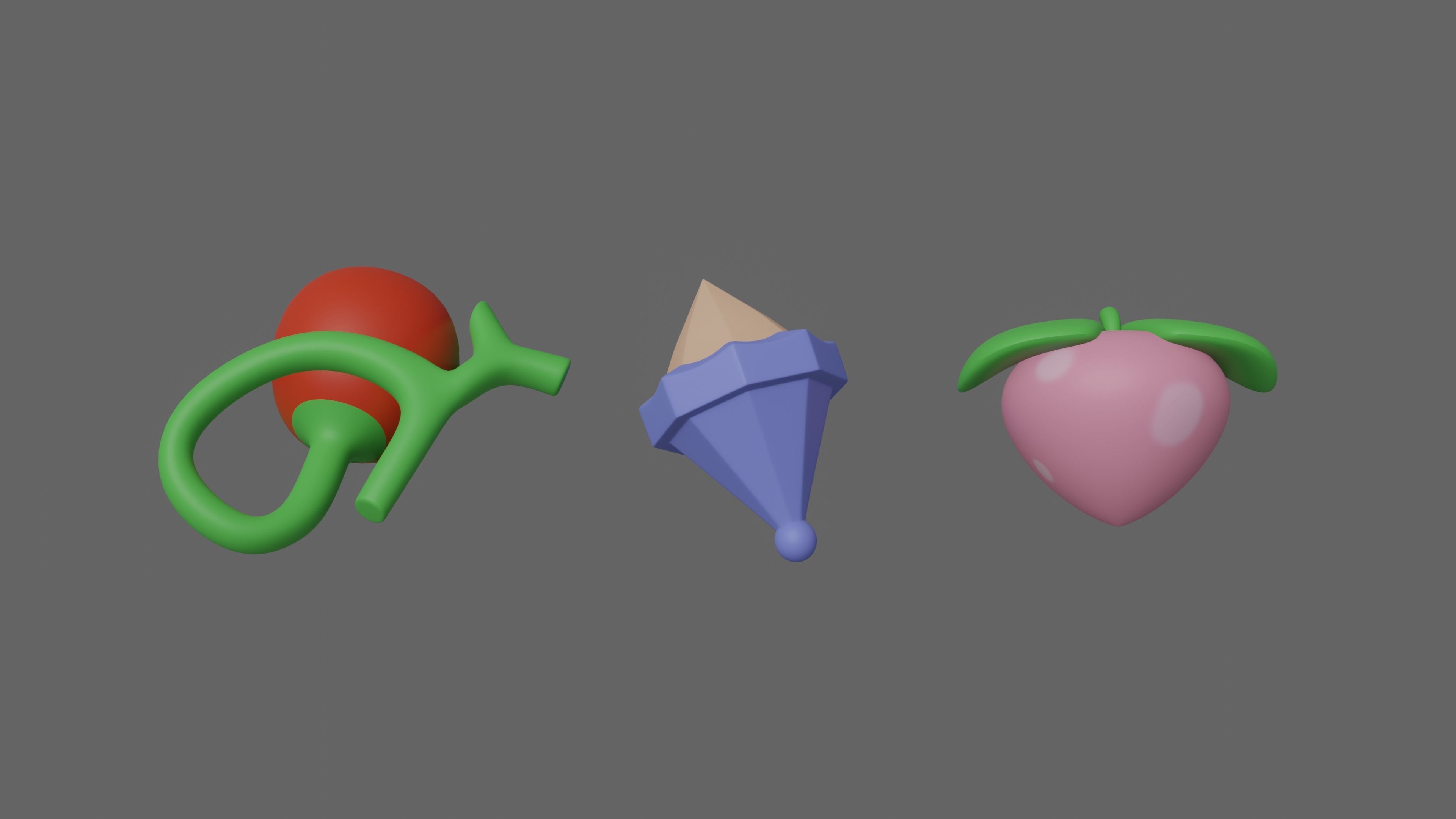3D model Pokemon Berries Set 1 VR / AR / low-poly | CGTrader