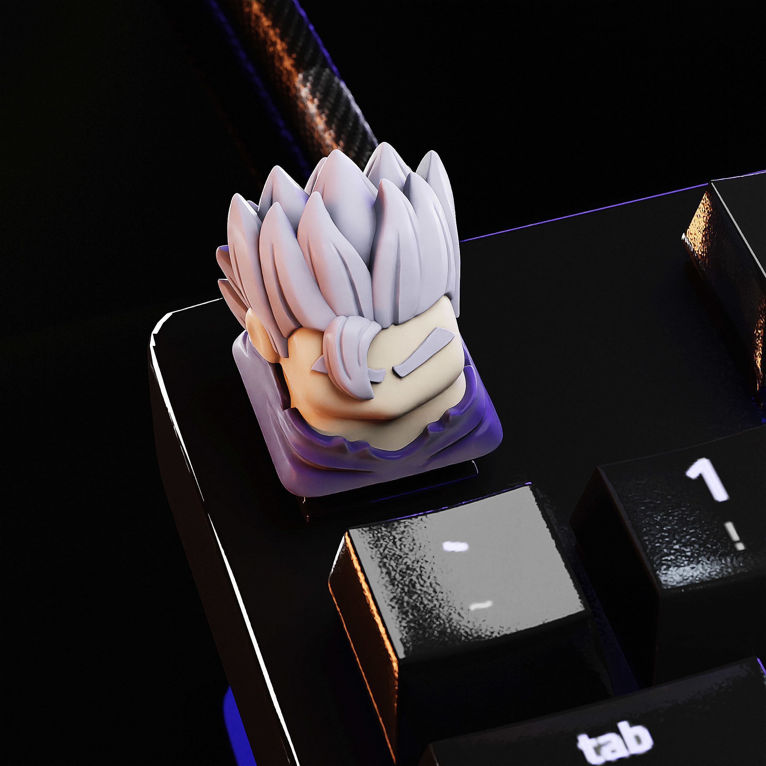 Dbz Keycaps Vol III - Dragon ball Super - Mechanical Keyboard 3D model ...