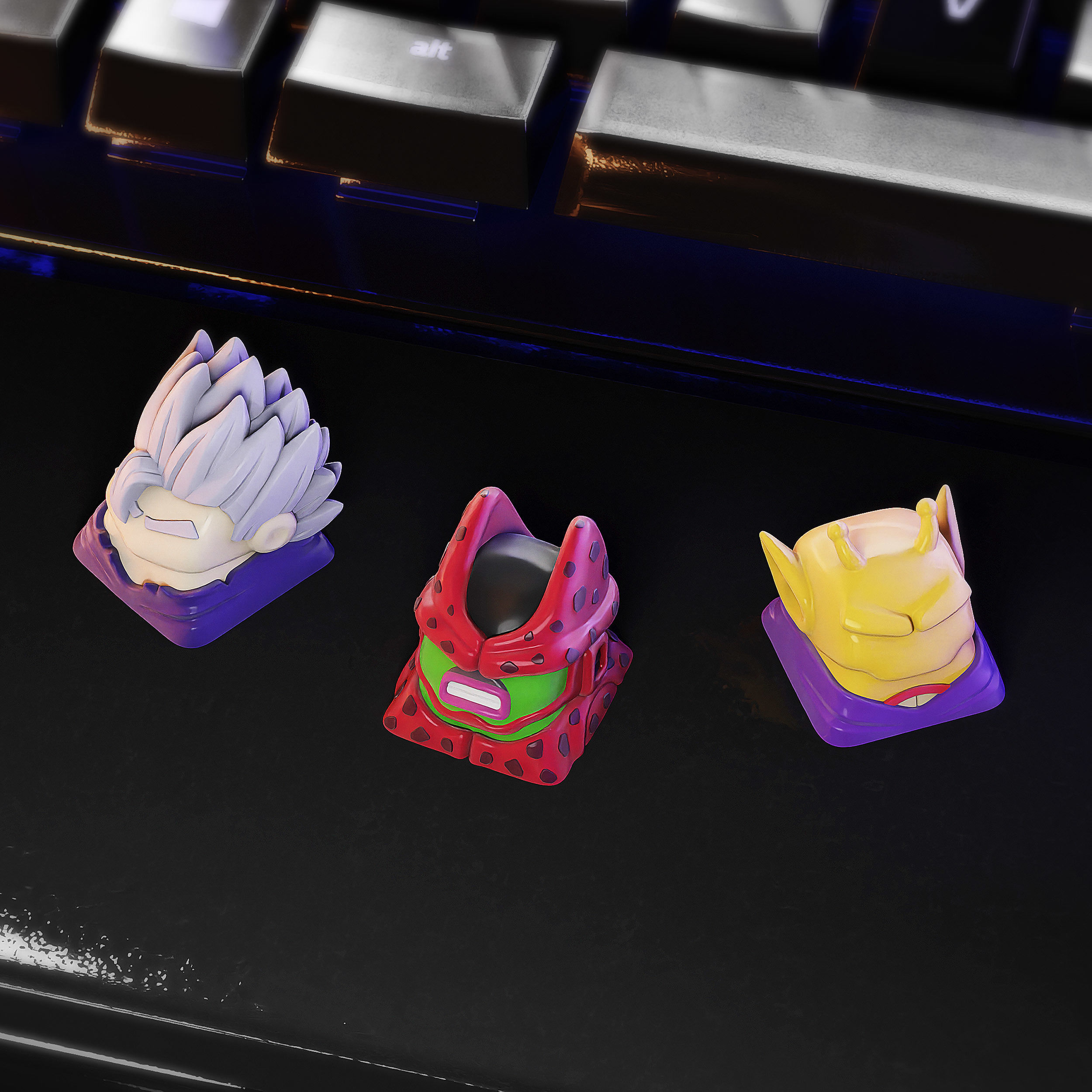 Dbz Keycaps Vol III - Dragon ball Super - Mechanical Keyboard 3D model ...