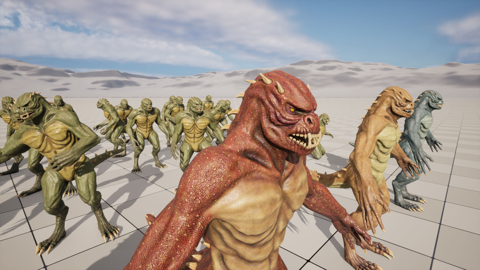 3D model Lizard monster VR / AR / low-poly | CGTrader