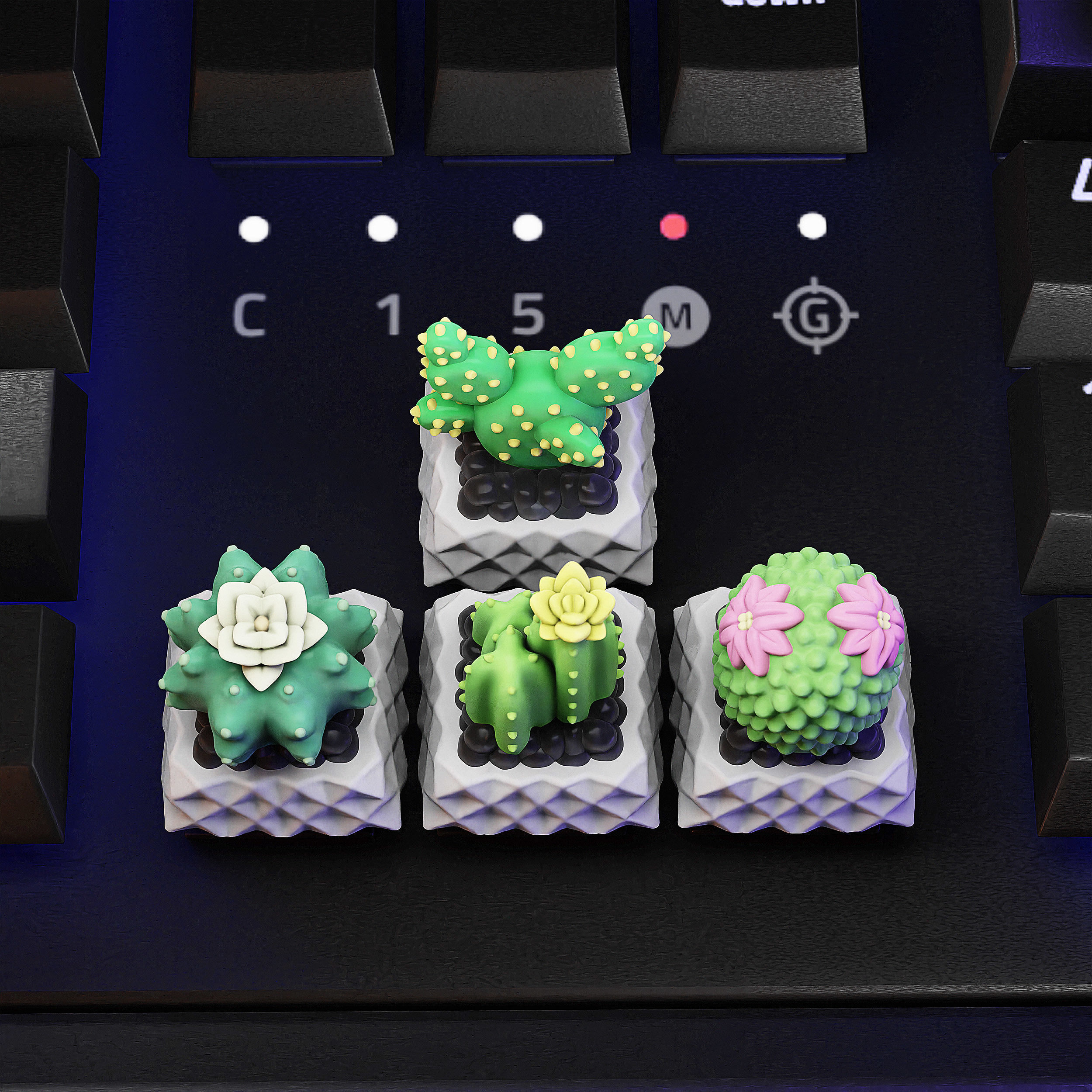 Cactus keycaps - Mechanical Keyboard 3D model 3D printable | CGTrader