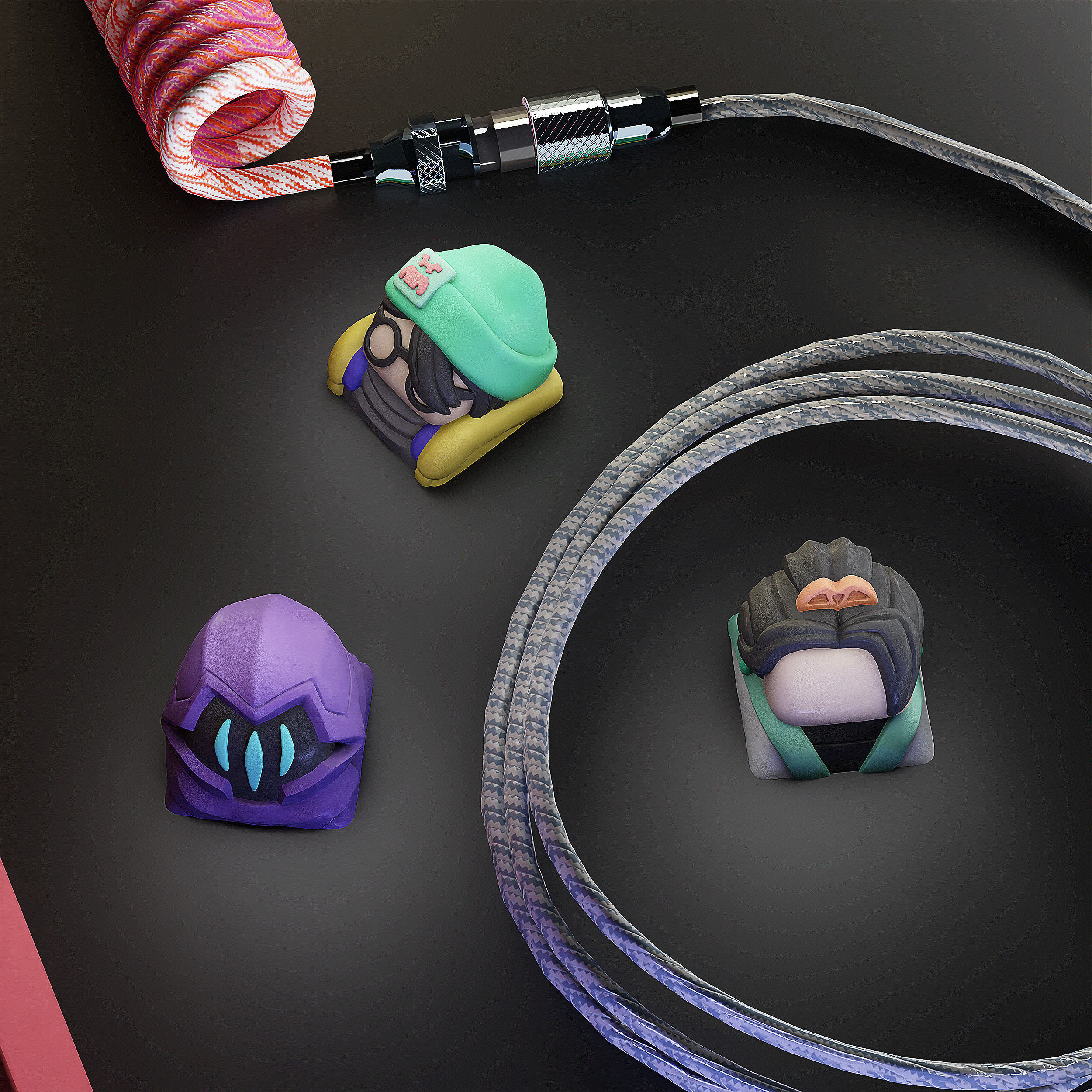 Valorant Keycaps Vol I - Mechanical Keyboard 3D model 3D printable ...