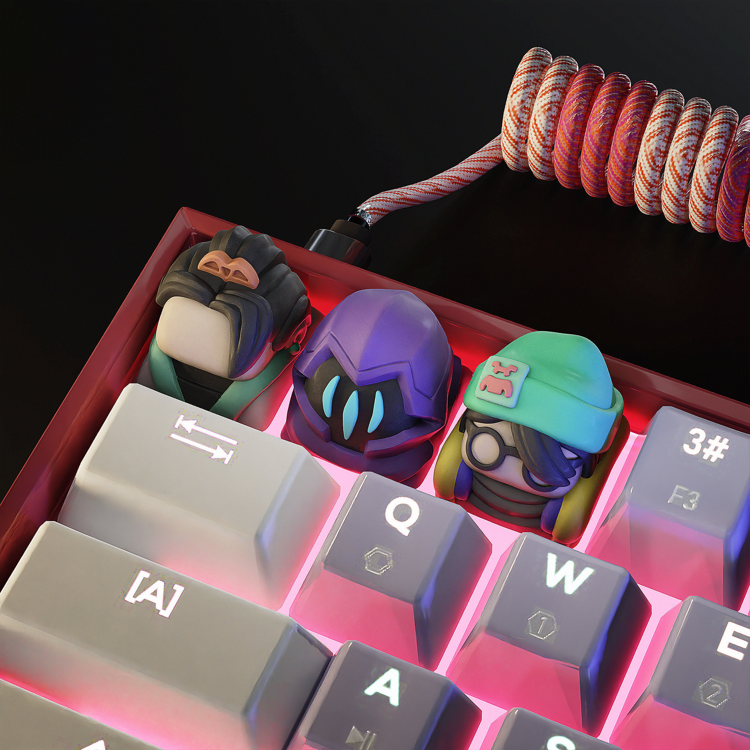 Valorant Keycaps Vol I - Mechanical Keyboard 3D model 3D printable ...
