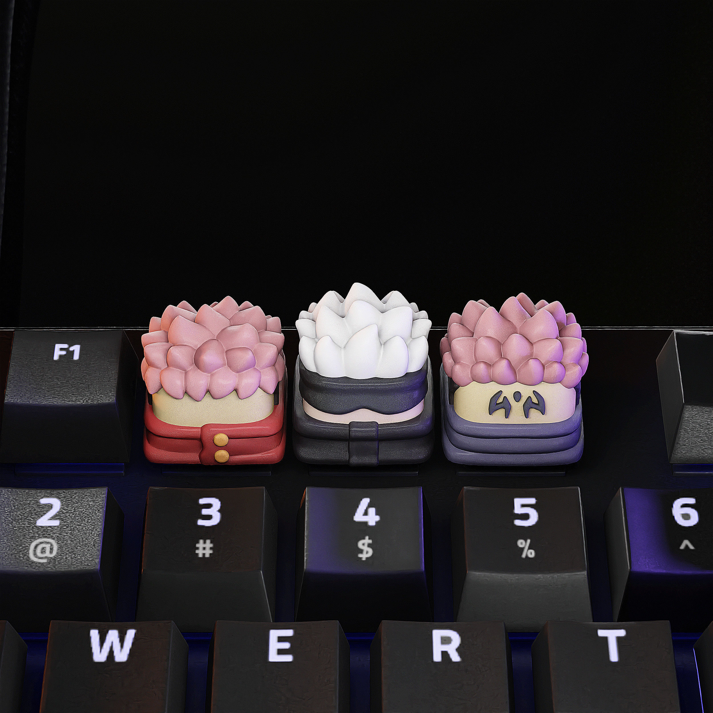 Jujutsu Kaisen Keycaps Vol I - Mechanical Keyboard 3D model 3D ...