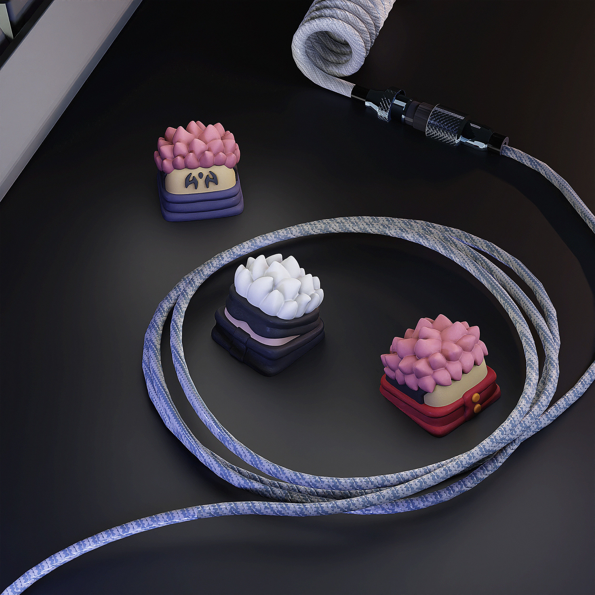 Jujutsu Kaisen Keycaps Vol I - Mechanical Keyboard 3D model 3D ...