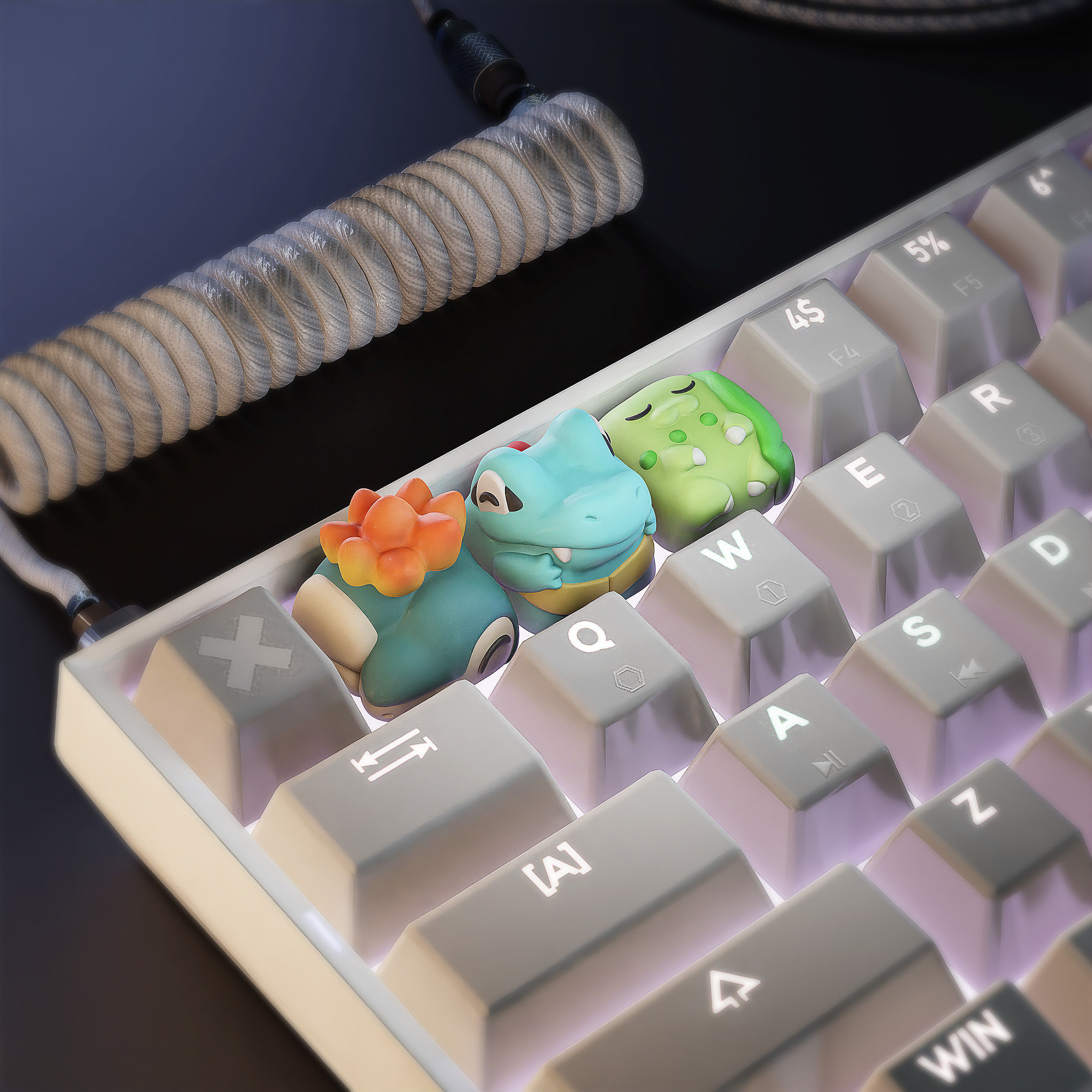 Sleeping poke Keycaps - Mechanical Keycaps 3D model 3D printable | CGTrader
