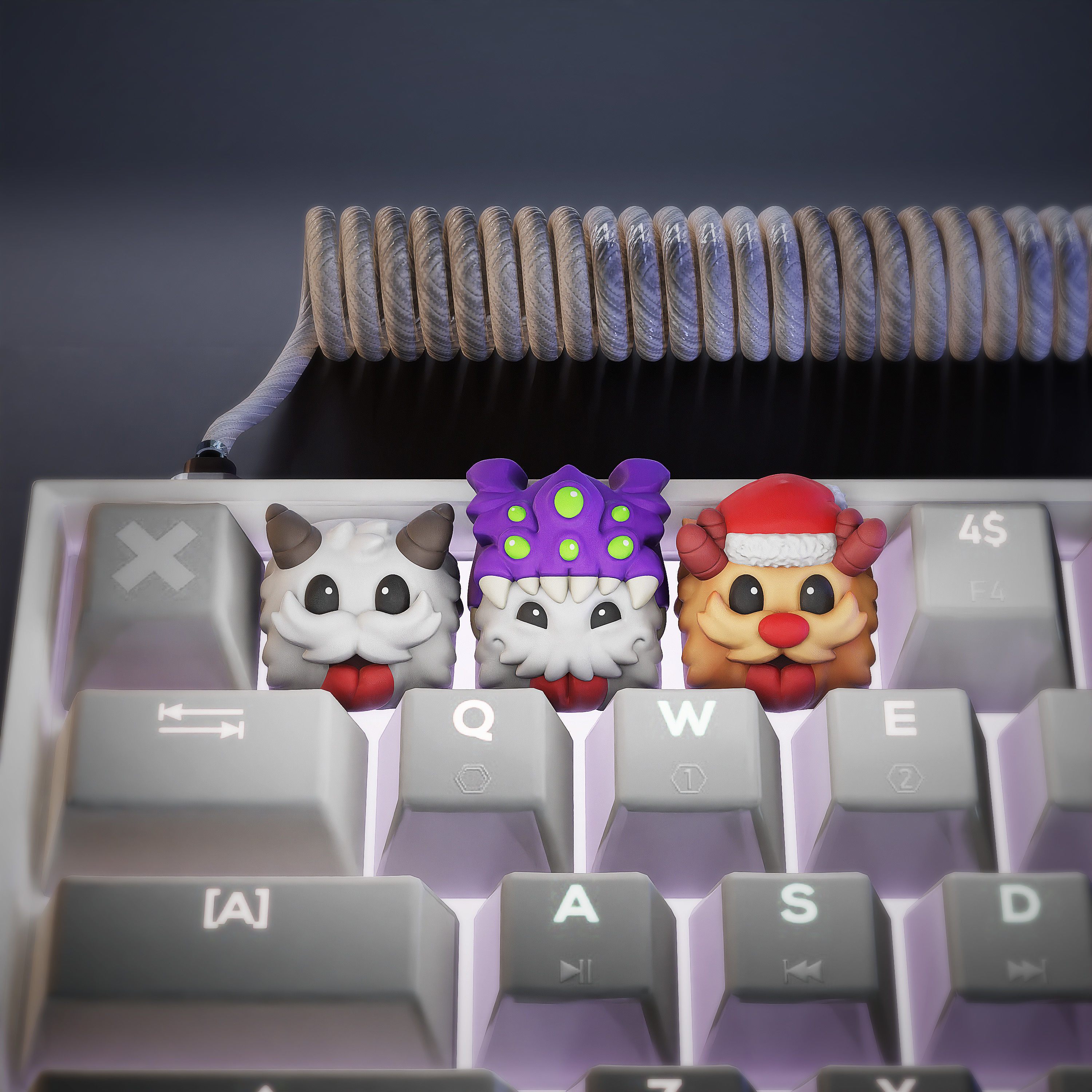 Poros Lol Keycaps Vol I - Mechanical Keyboard 3D model 3D printable ...