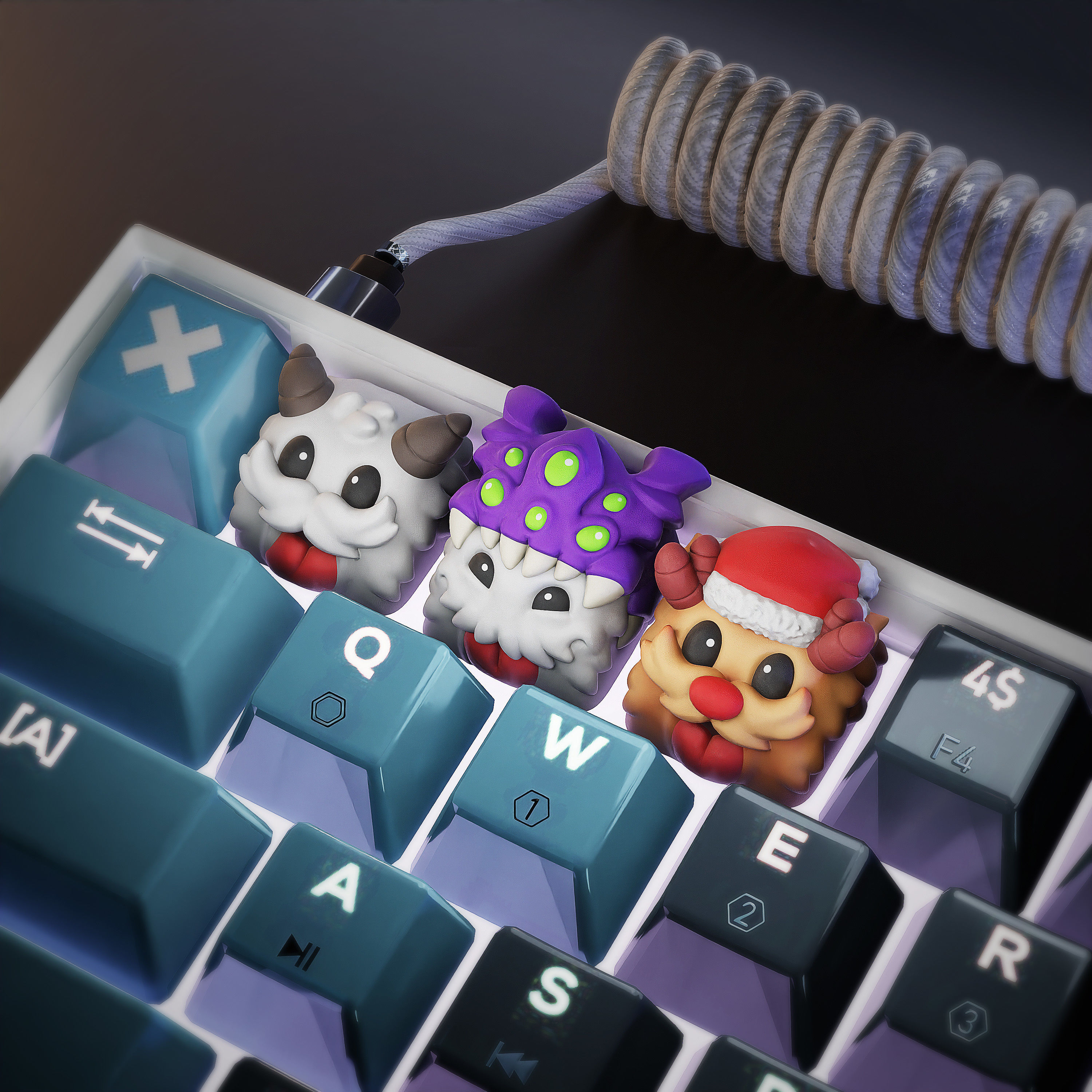 Poros Lol Keycaps Vol I - Mechanical Keyboard 3D model 3D printable ...