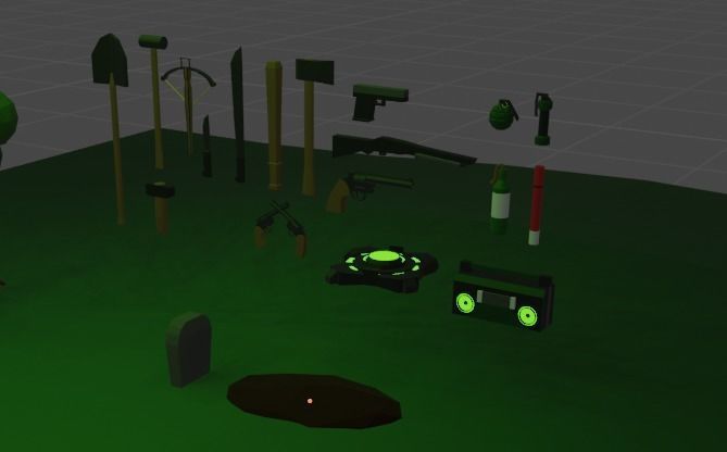 3D model Ultimate Weapons Pack - Arm Yourself for Action VR / AR / low ...