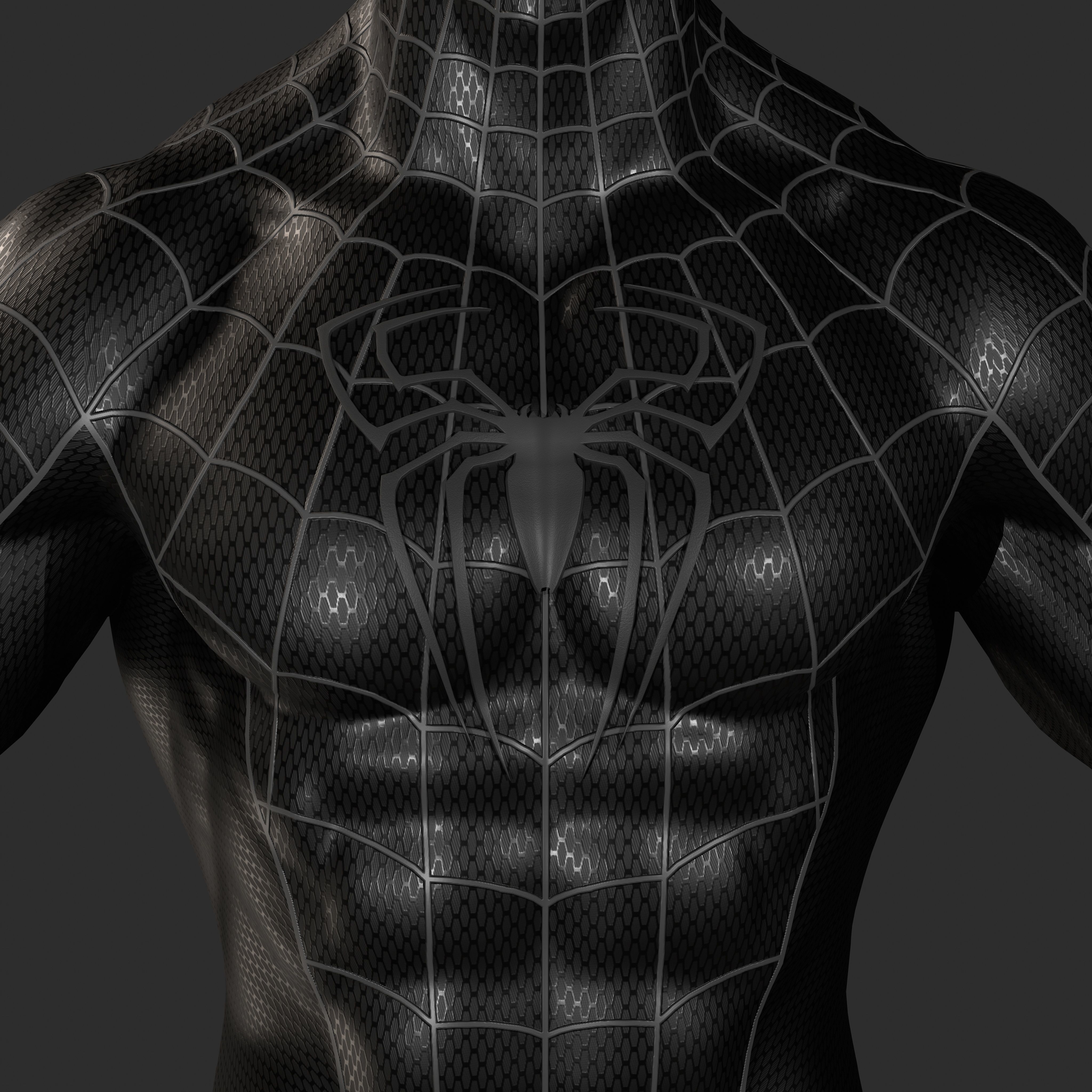 3D model Spider-Man Sam Raimi Symbiote Suit VR / AR / low-poly | CGTrader