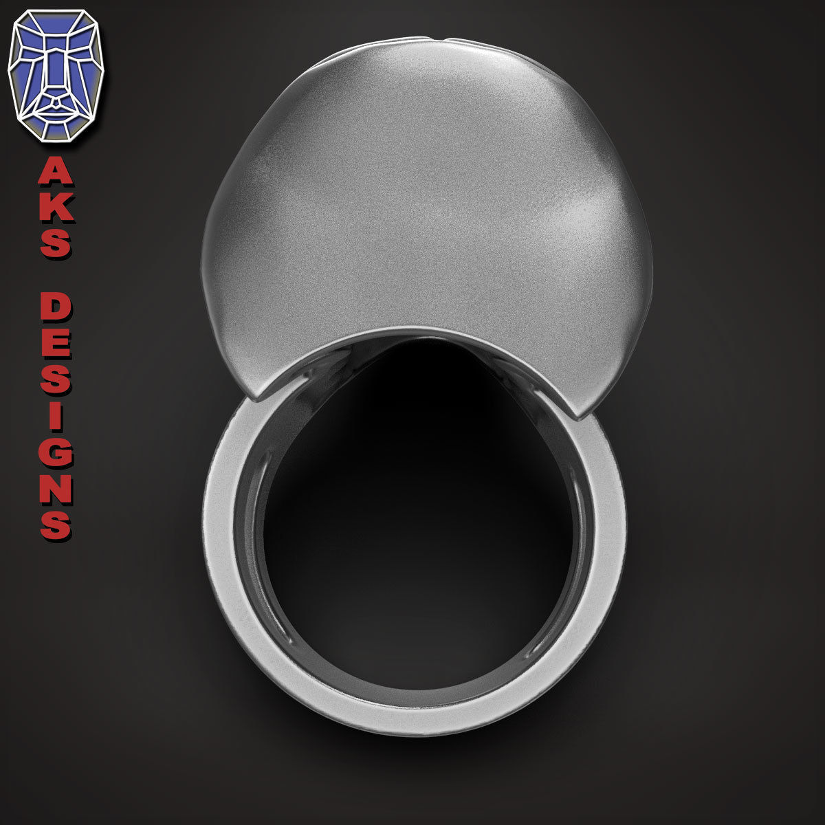 Animal ring jewelry Army captain guerilla v150 3D model 3D printable ...