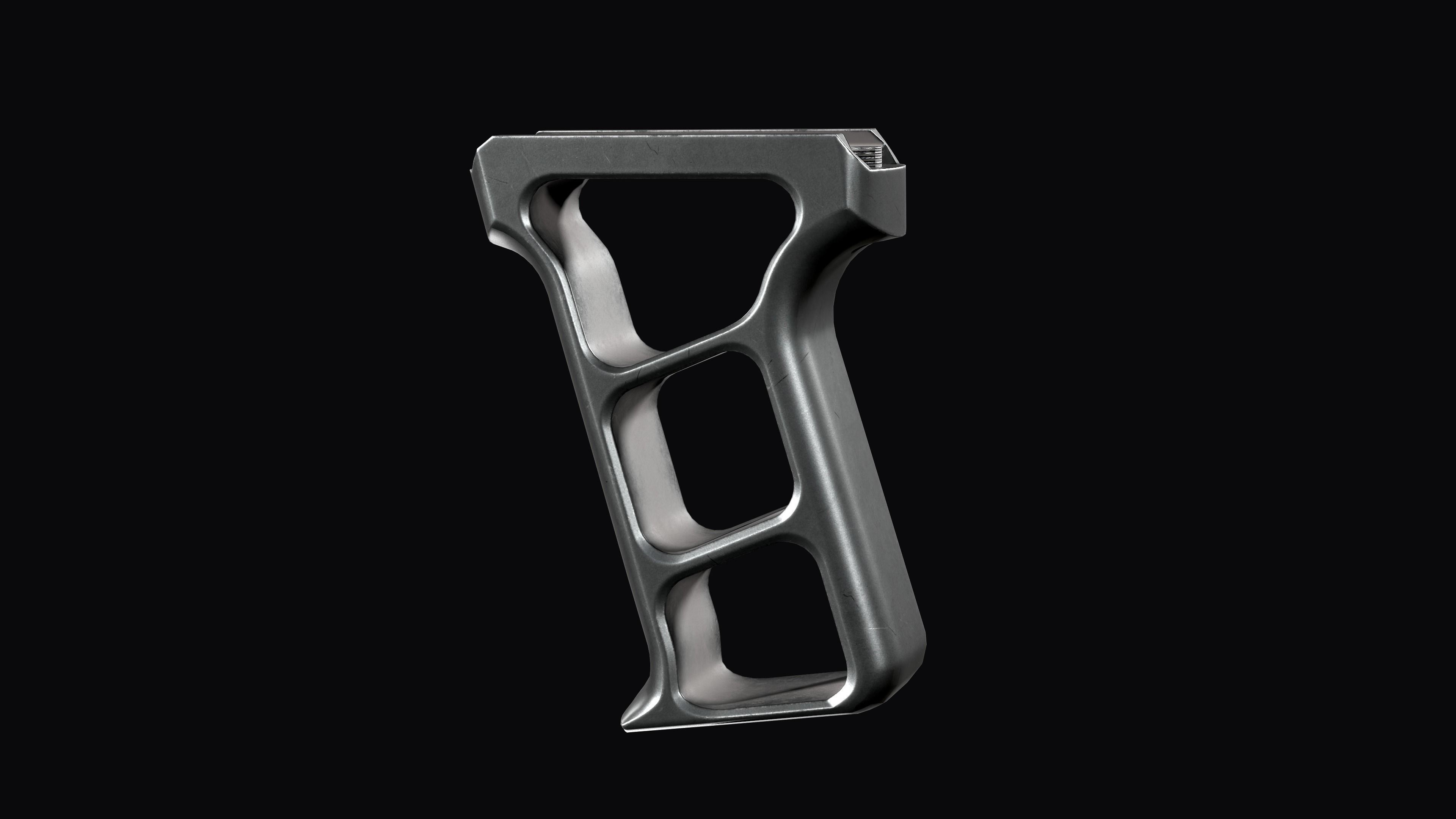 3D model Tactical Dynamics aluminium skeletonized fore vertical grip VR ...