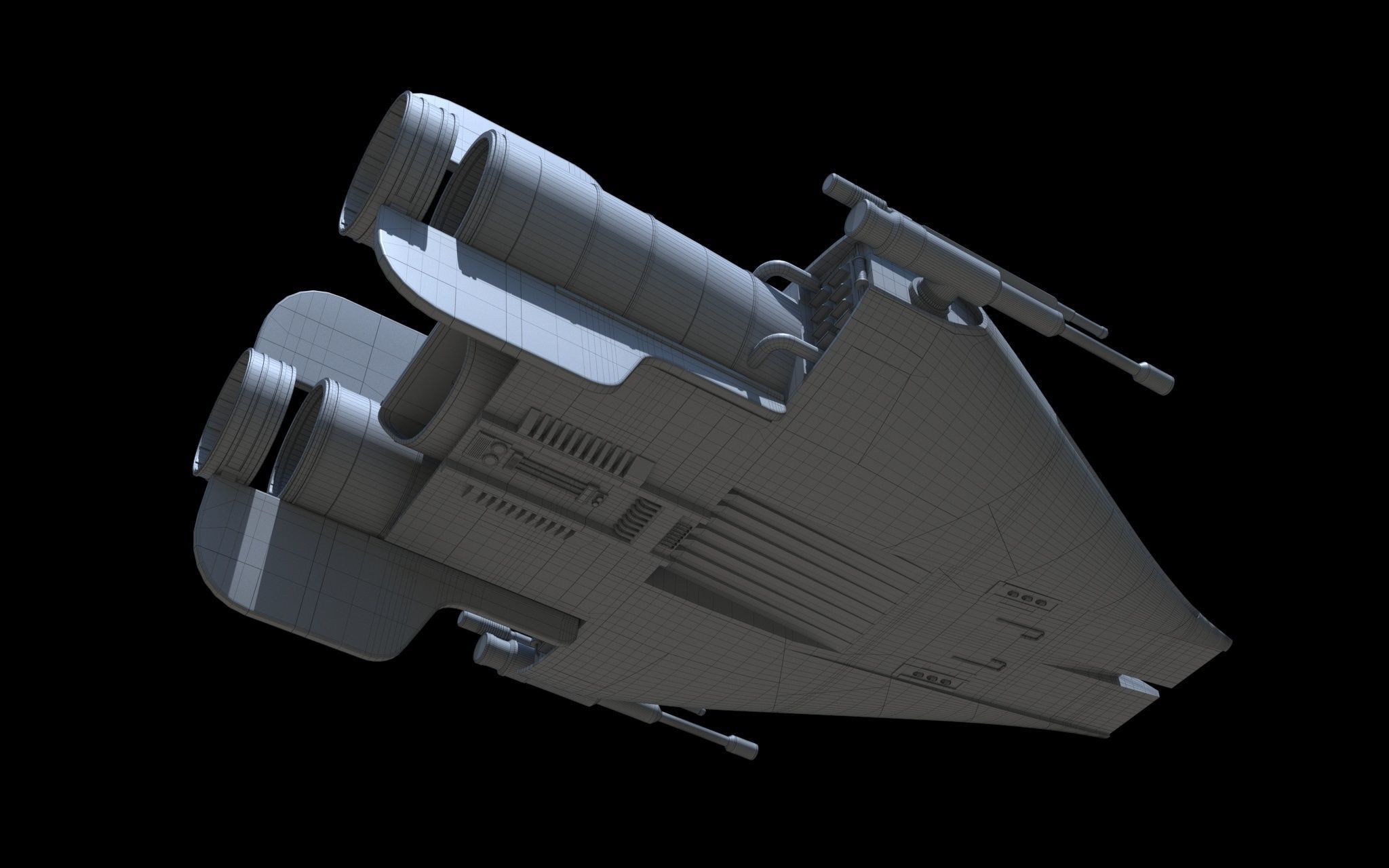 A-Wing Satr Wars 3D model | CGTrader