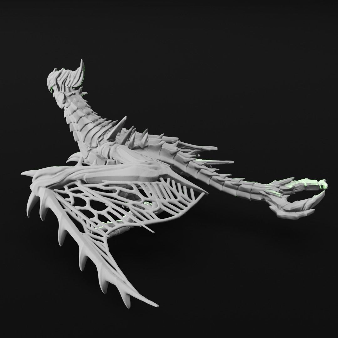 Astalos Wyvern Fan Art Monster Hunter 3D Print 3D model 3D printable ...
