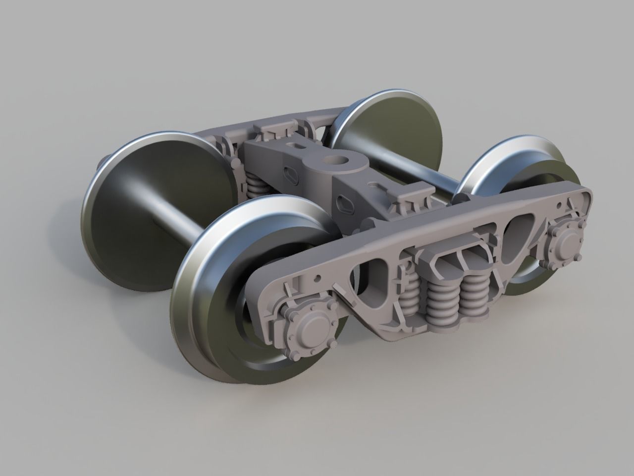 HO scale model of a train bogie for resin printing free 3D model 3D ...