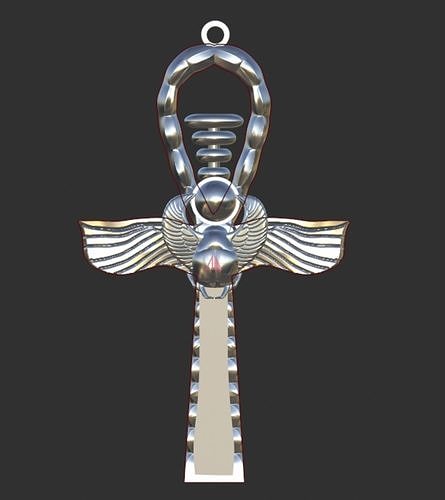 Ankh Pendant 3D model | CGTrader