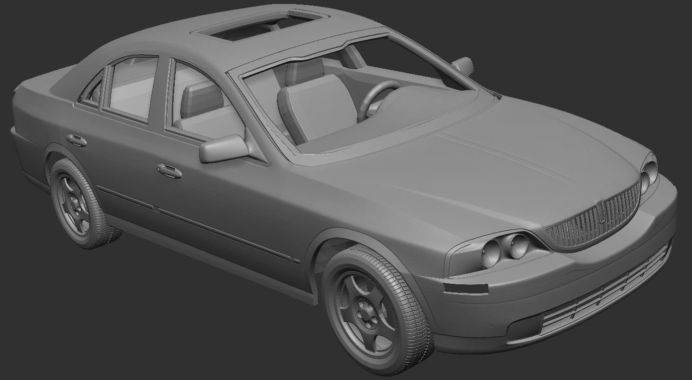 Lincoln LS 1999 3D model 3D printable | CGTrader