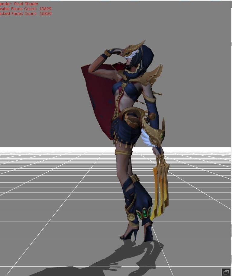 3D model Natalia Phantom Dancer VR / AR / low-poly | CGTrader