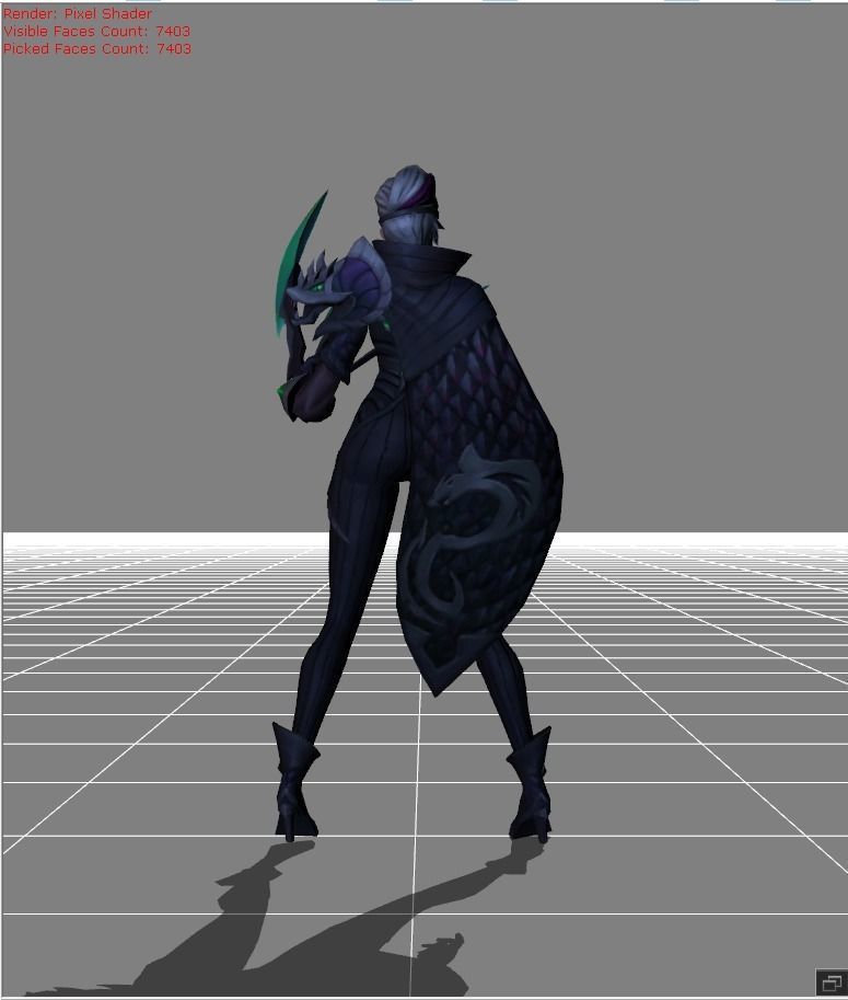 3d Model Natalia Deadly Mamba Vr Ar Low Poly Cgtrader
