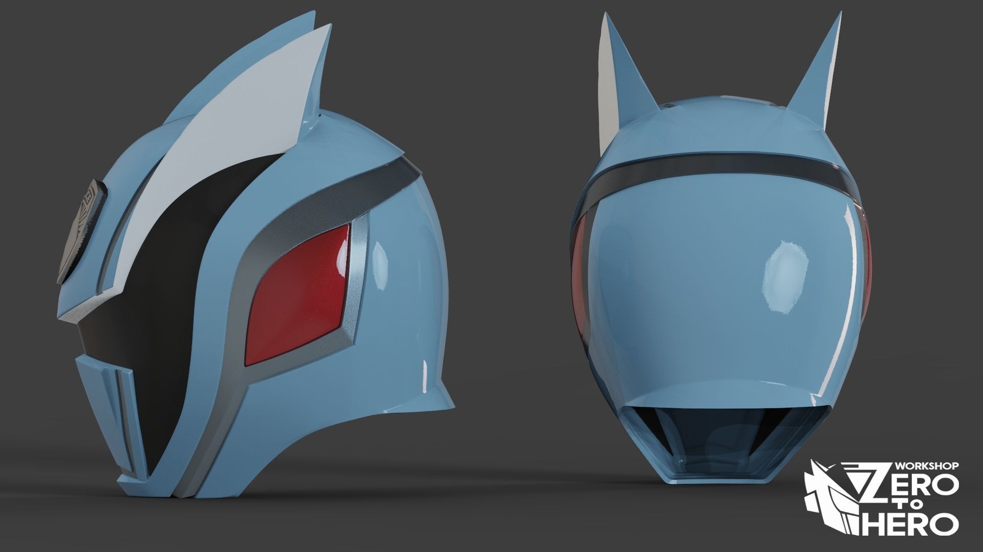 Power Ranger SPD Shadow Helmet 3D model 3D printable | CGTrader