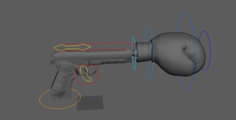 3D model fantazi gun VR / AR / low-poly | CGTrader