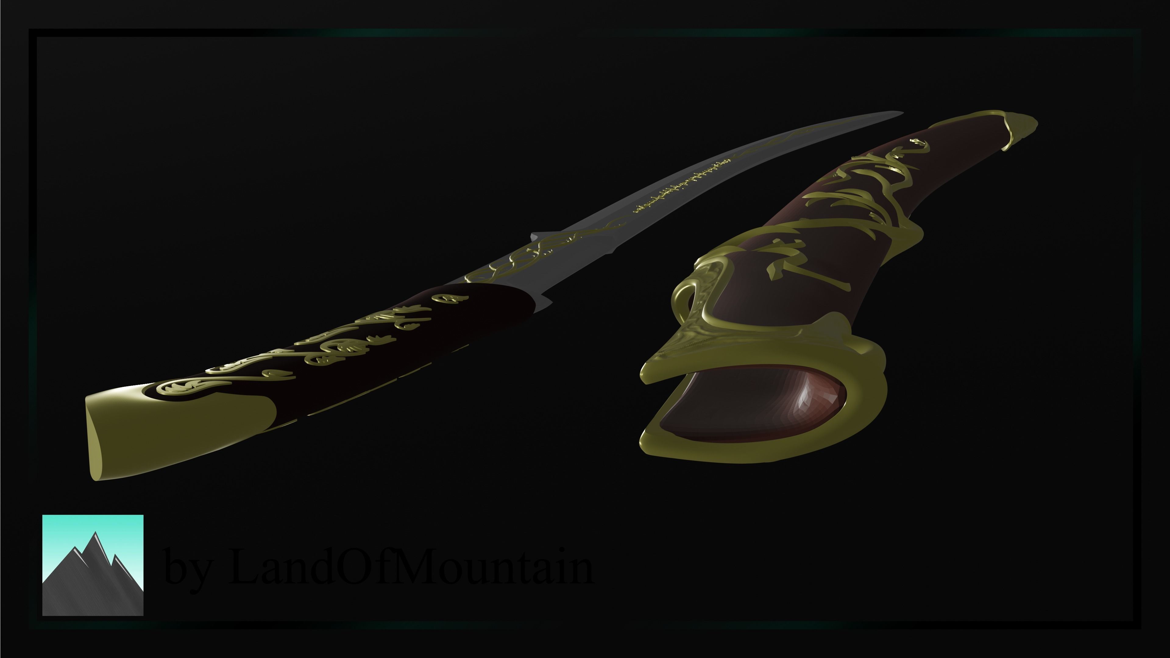 Lord of the Rings - Hadhafang 3D model 3D printable | CGTrader