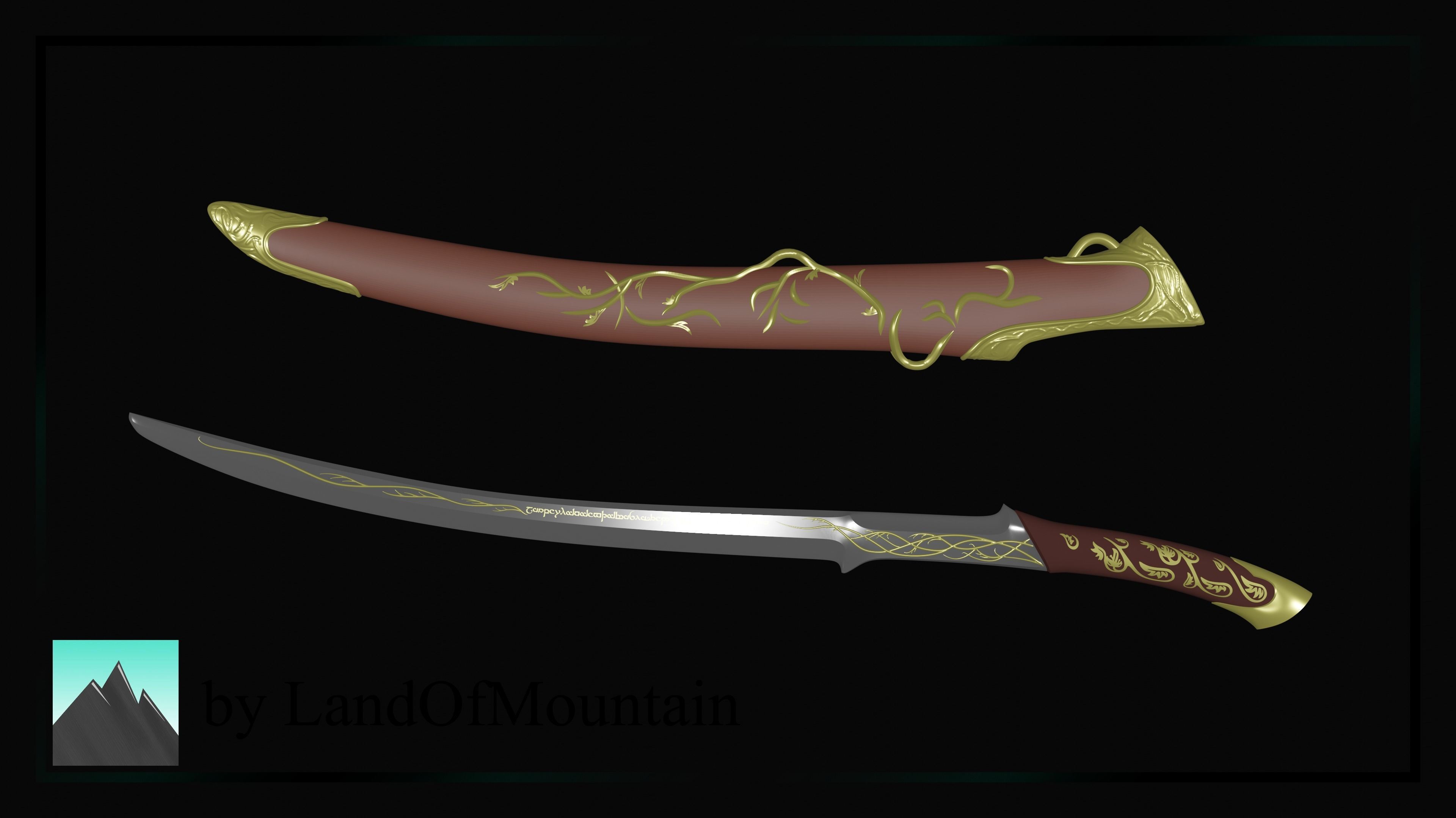 Lord of the Rings - Hadhafang 3D model 3D printable | CGTrader