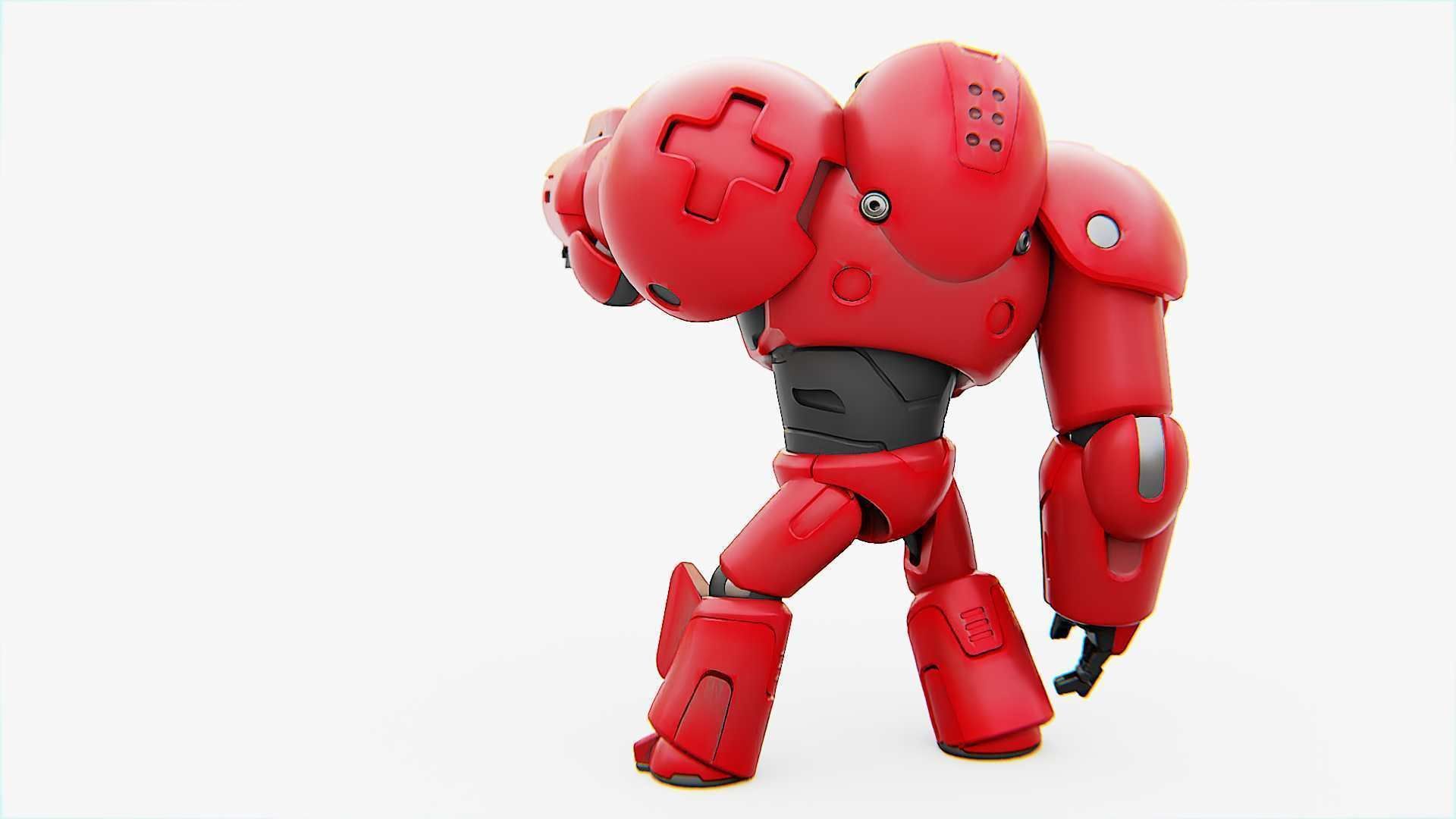 COMBAT DROID M-5000 RIGGED 3D model rigged | CGTrader