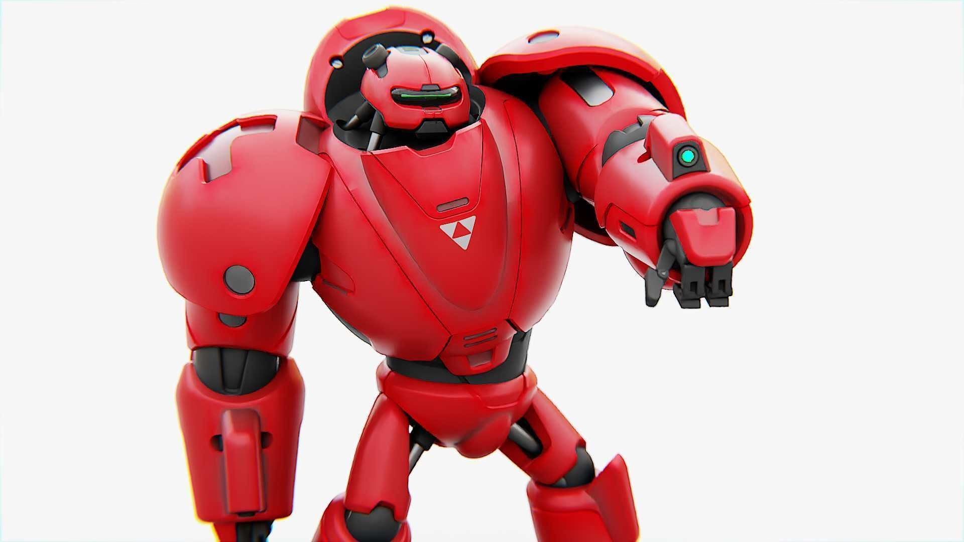 COMBAT DROID M-5000 RIGGED 3D model rigged | CGTrader